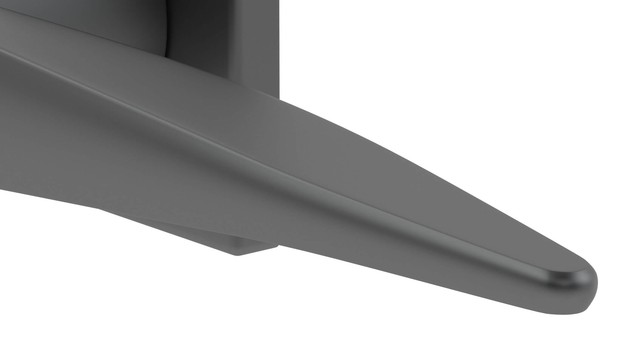 Atlantic Forme Foglia Handle Matt Black - 3D Model by frezzy