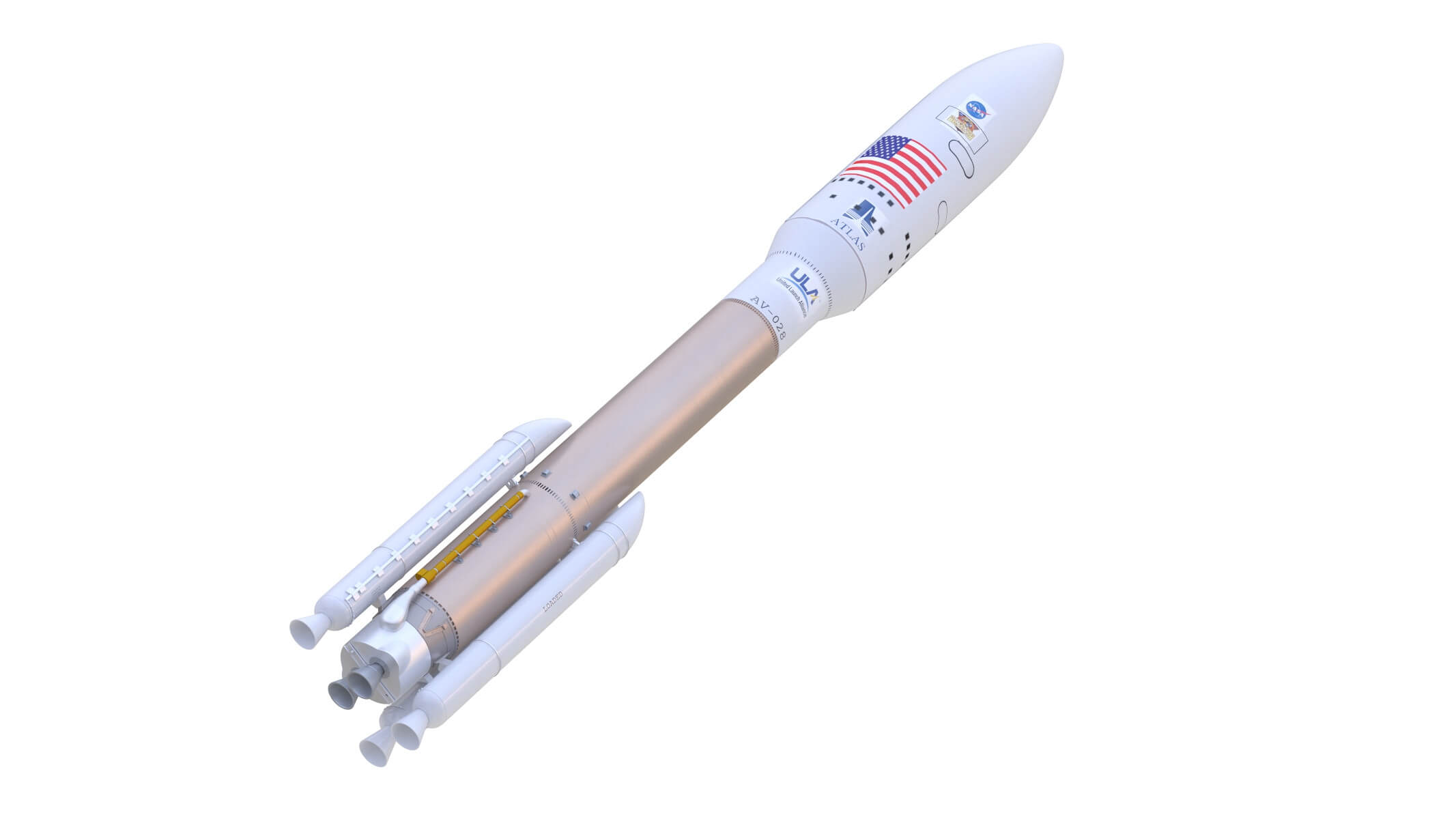Atlas V 541 - 3D Model by frezzy