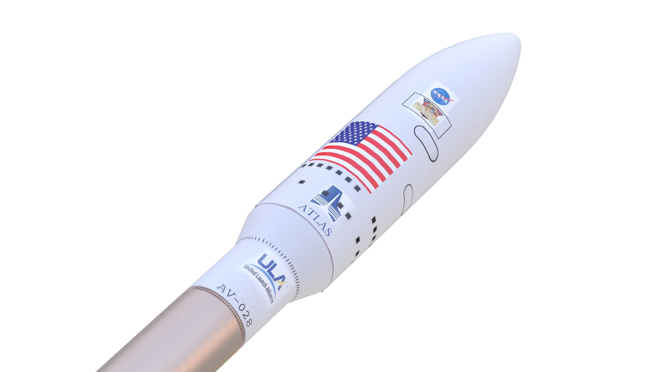 Atlas V 541 - 3D Model by frezzy