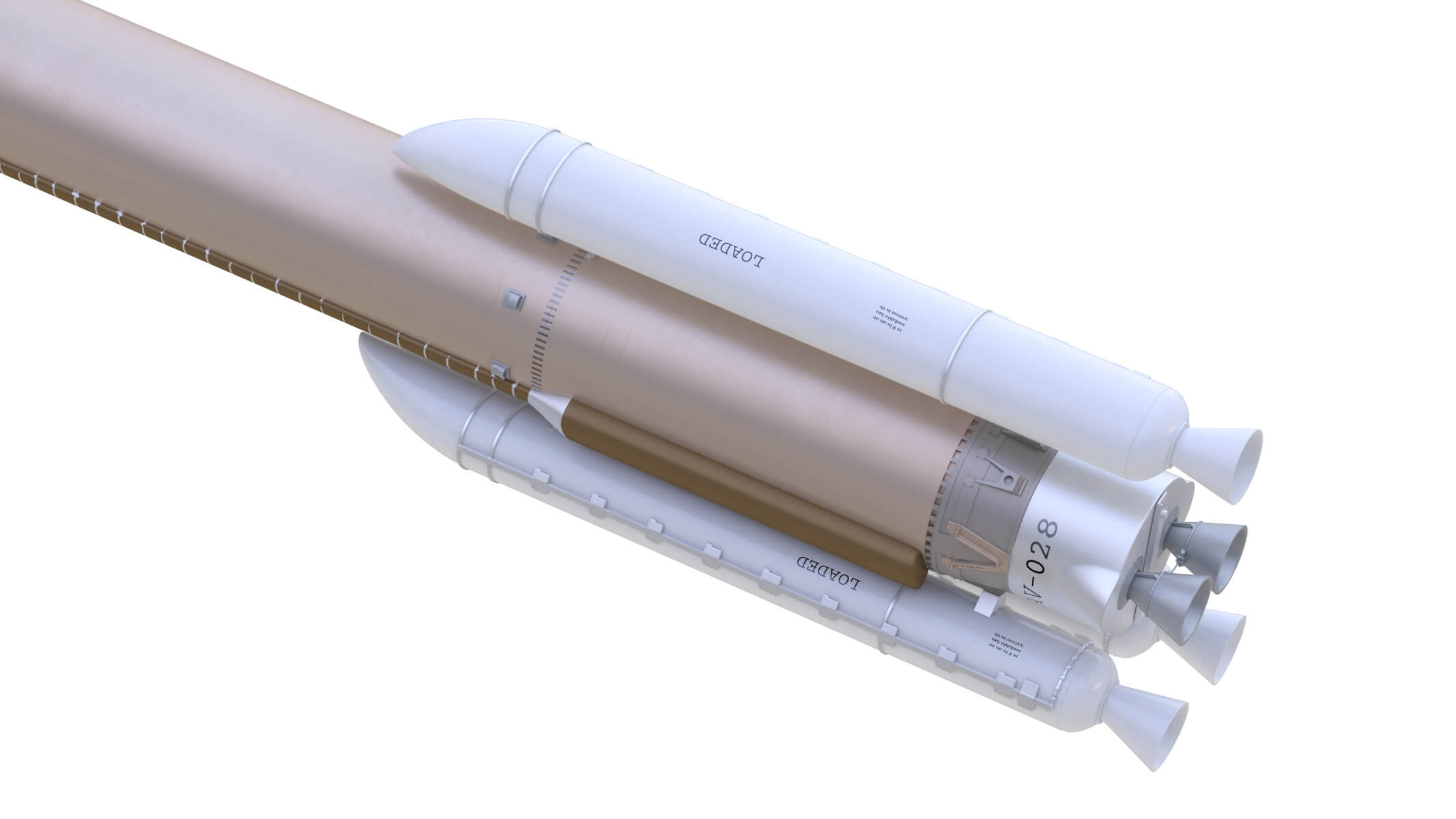 Atlas V 541 - 3D Model by frezzy