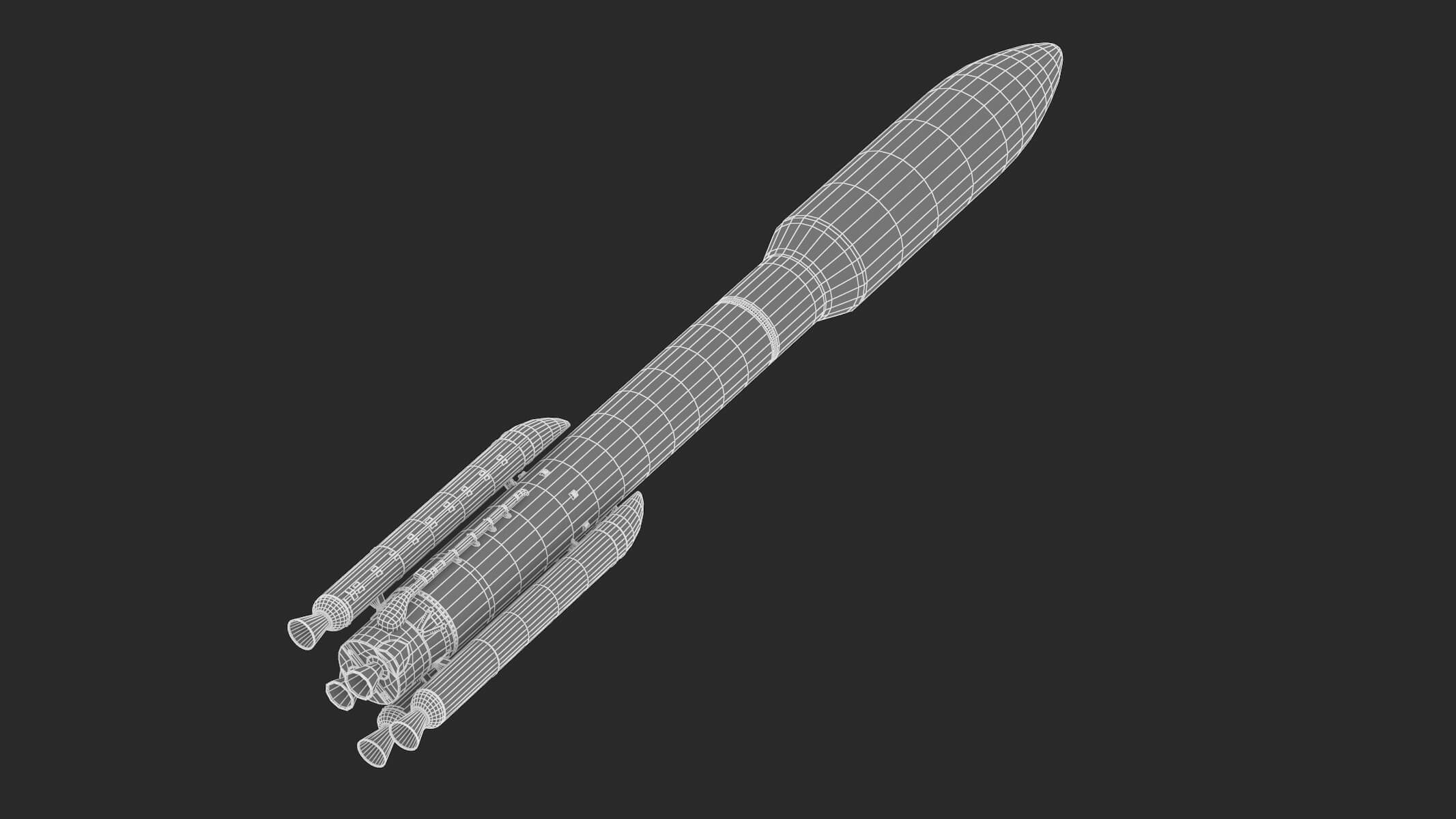Atlas V 541 - 3D Model by frezzy