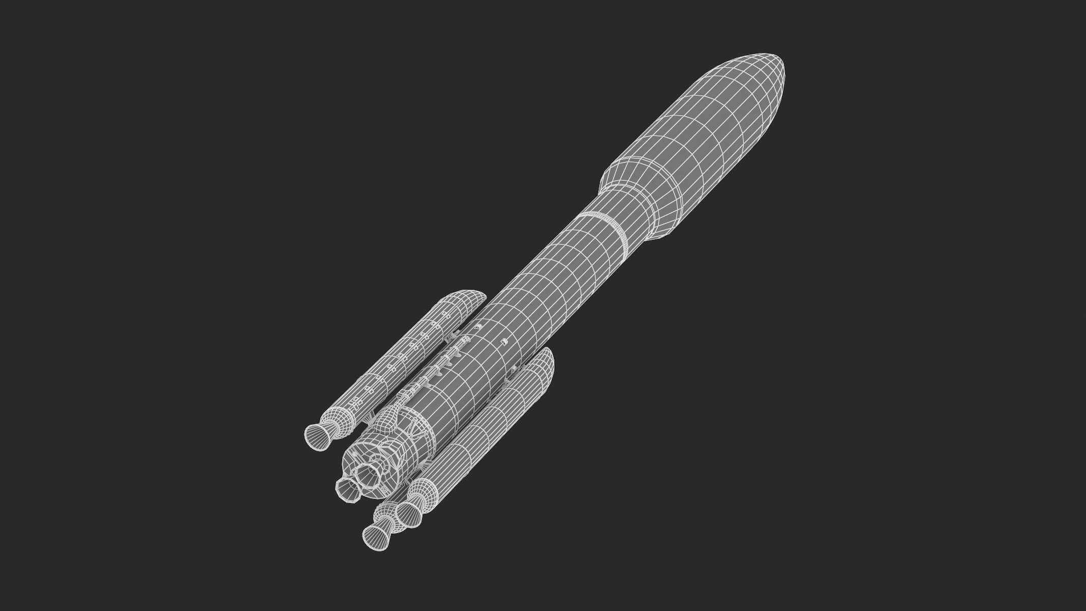 Atlas V 541 - 3D Model by frezzy