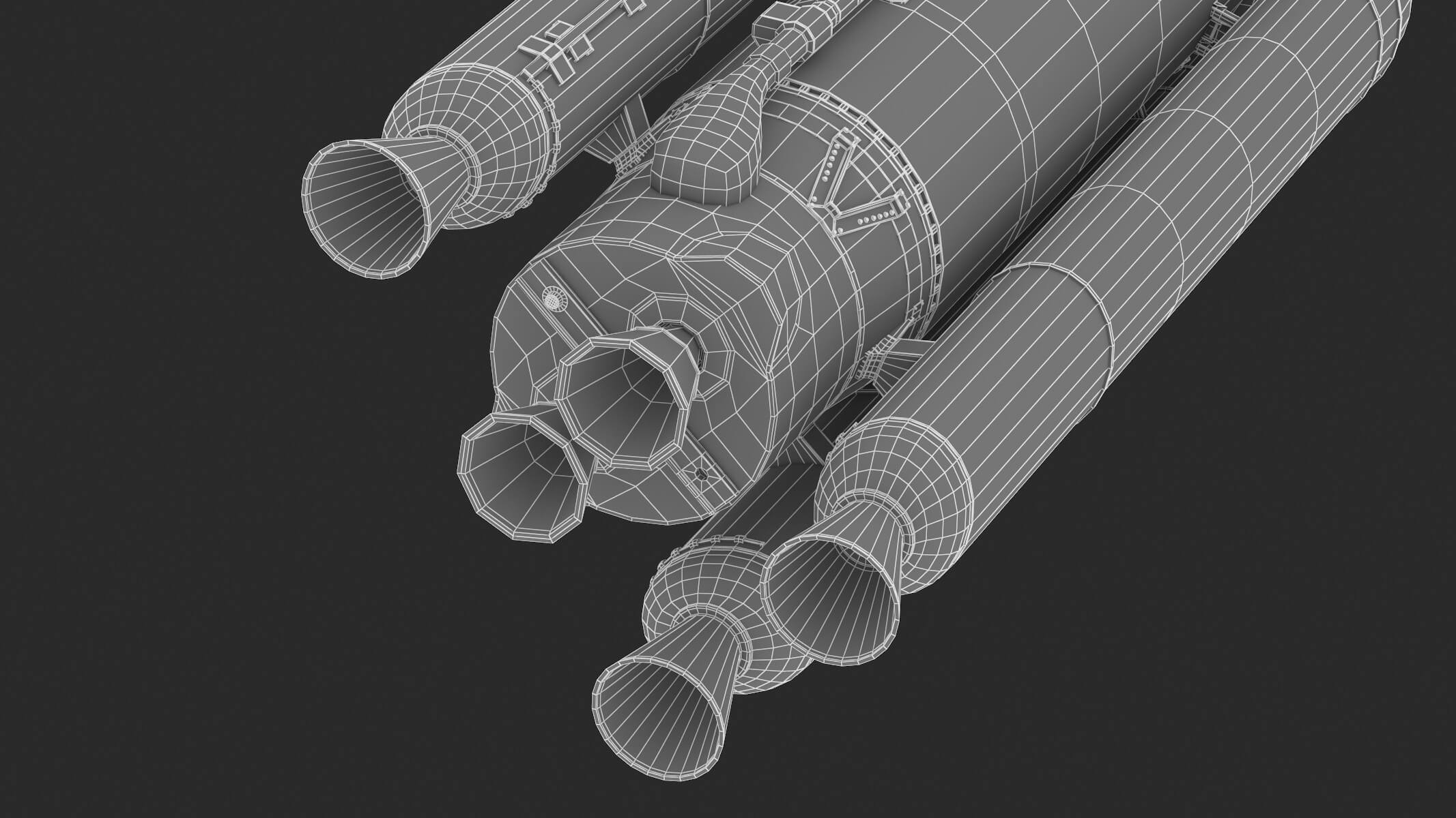 Atlas V 541 - 3D Model by frezzy