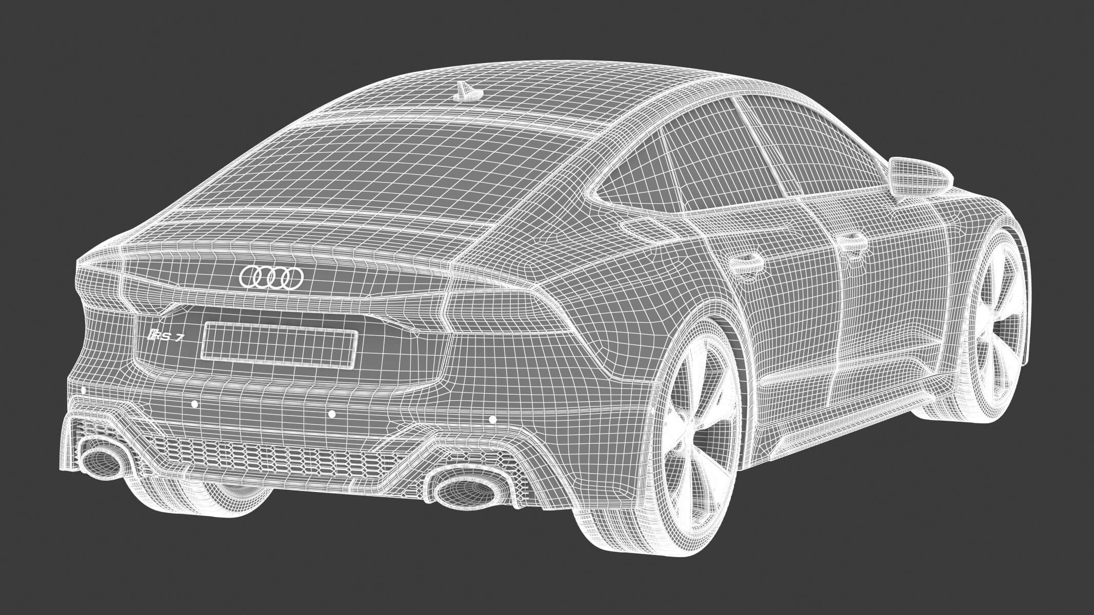 Audi RS7 Sportback 2020 - 3D Model by frezzy