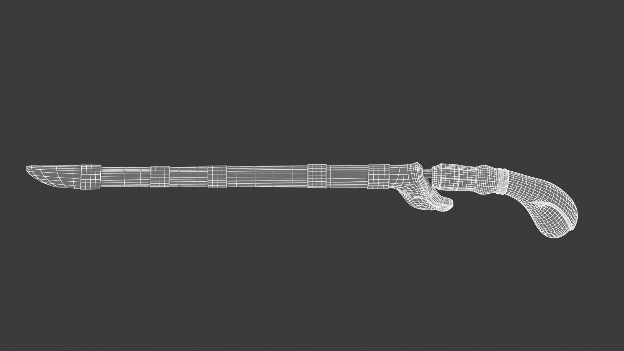 Badik Sword - 3D Model by frezzy