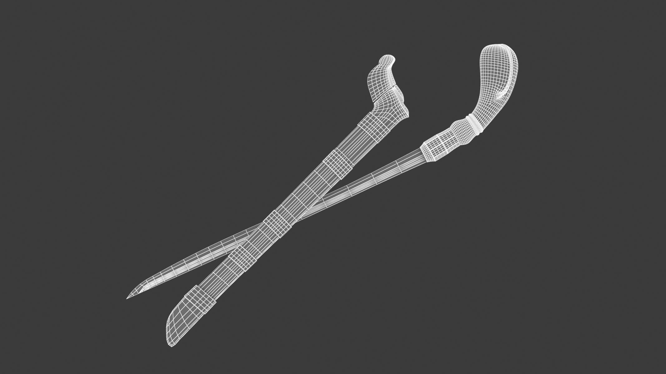 Badik Sword - 3D Model by frezzy