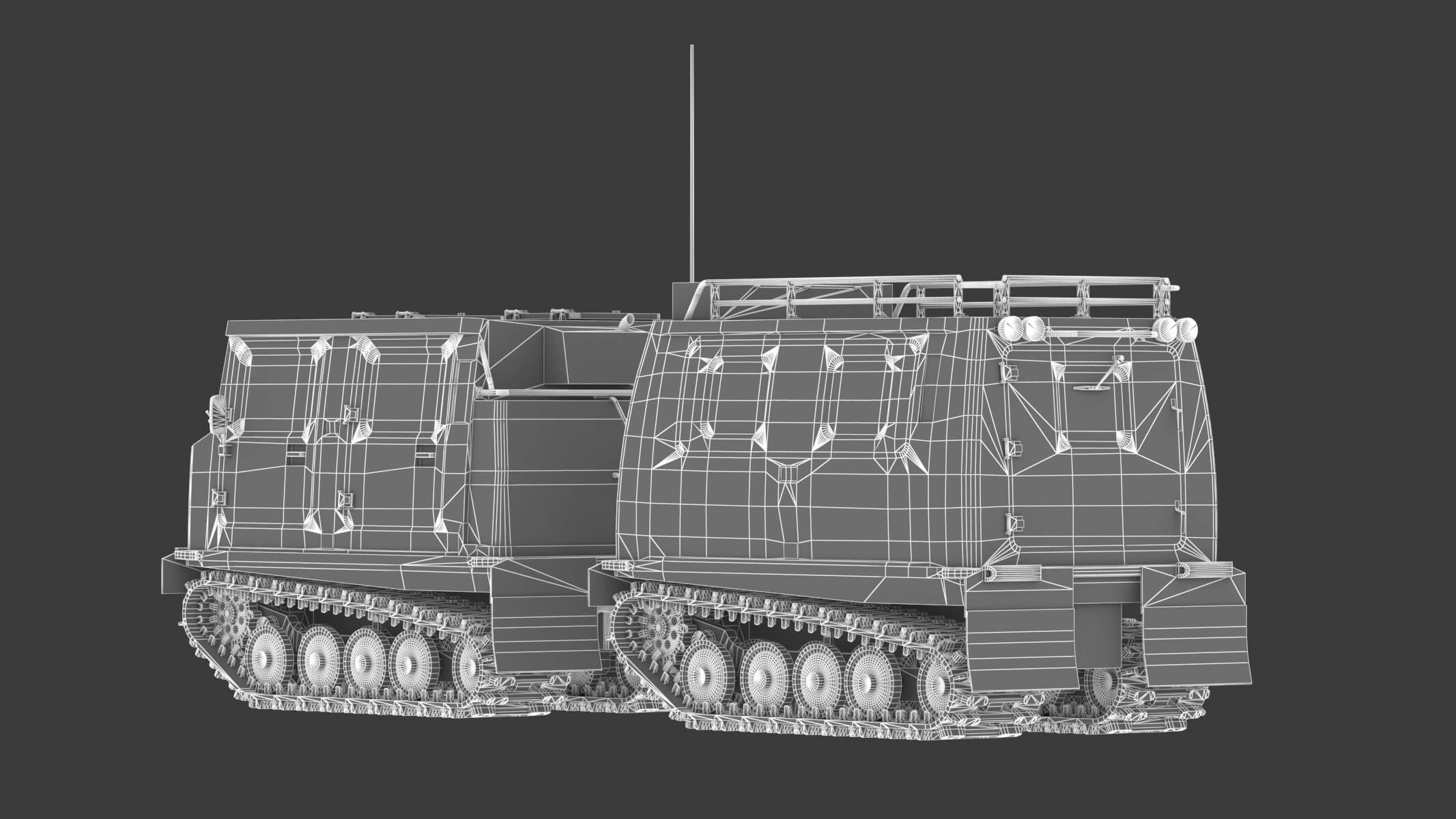 Bandvagn 206 - 3D Model by frezzy