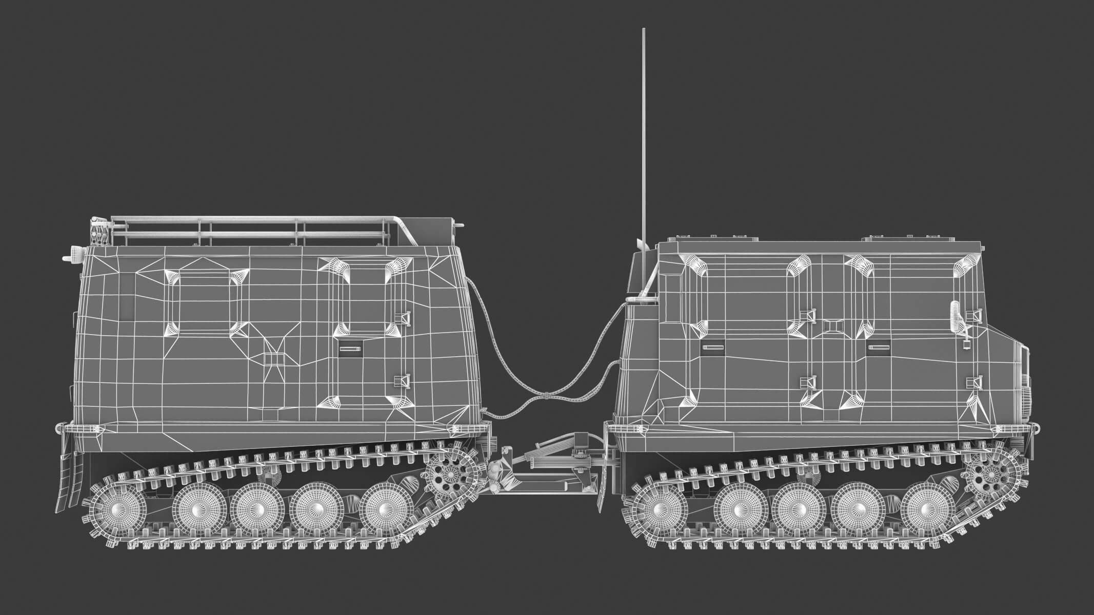 Bandvagn 206 - 3D Model by frezzy