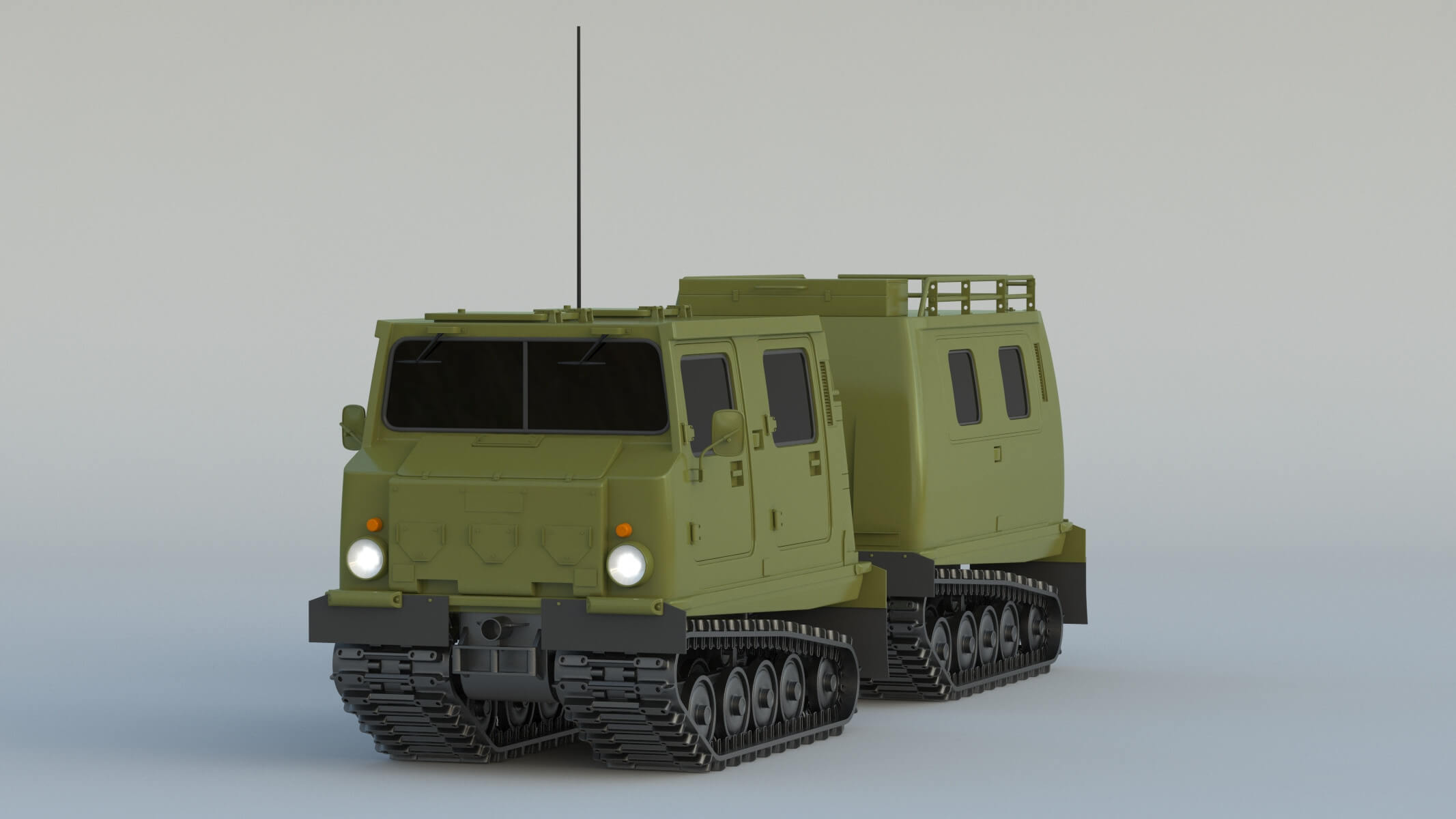 Bandvagn 206 - 3D Model by frezzy
