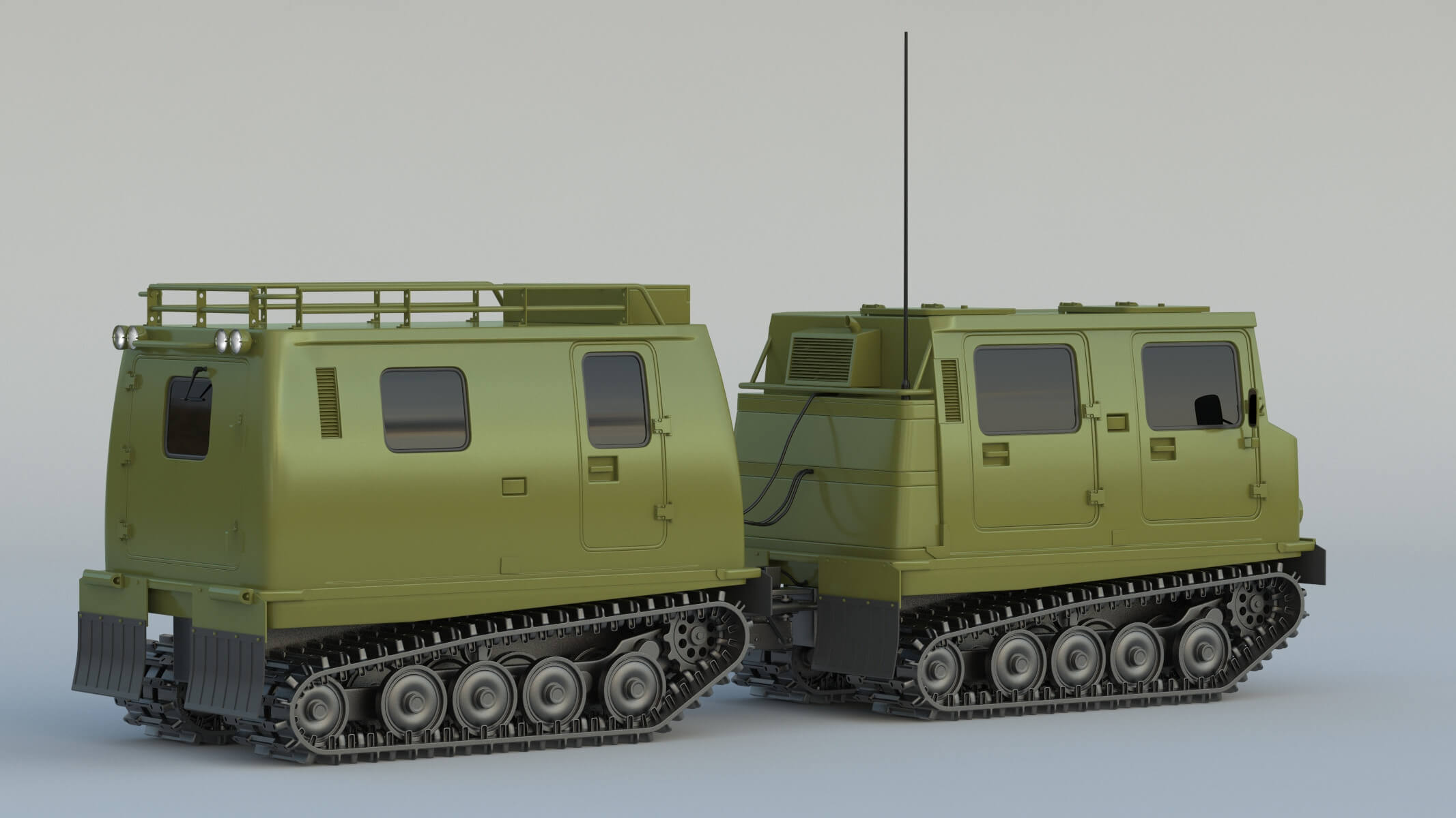 Bandvagn 206 - 3D Model by frezzy