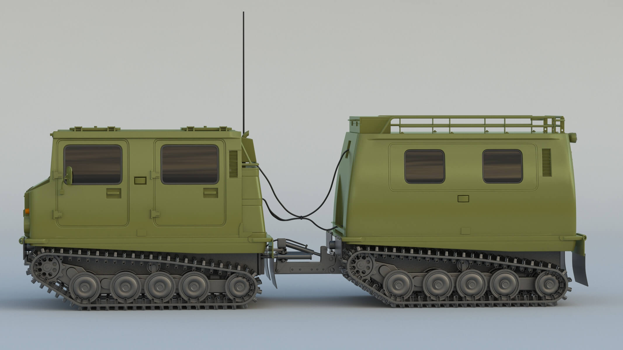 Bandvagn 206 - 3D Model by frezzy