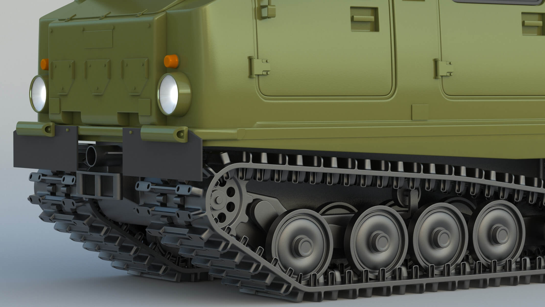 Bandvagn 206 - 3D Model by frezzy