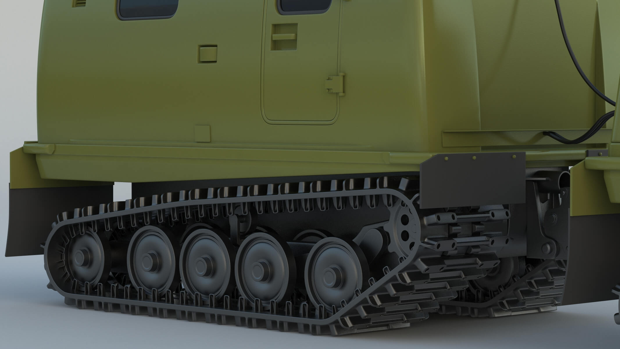 Bandvagn 206 - 3D Model by frezzy