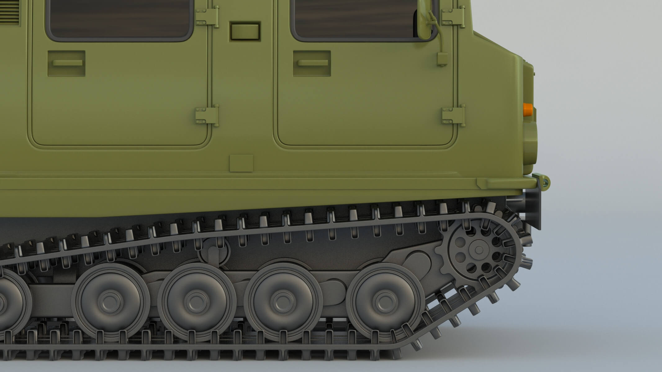 Bandvagn 206 - 3D Model by frezzy