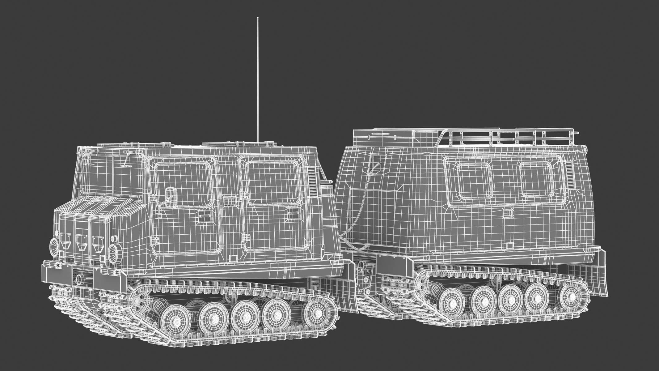 Bandvagn 206 - 3D Model by frezzy