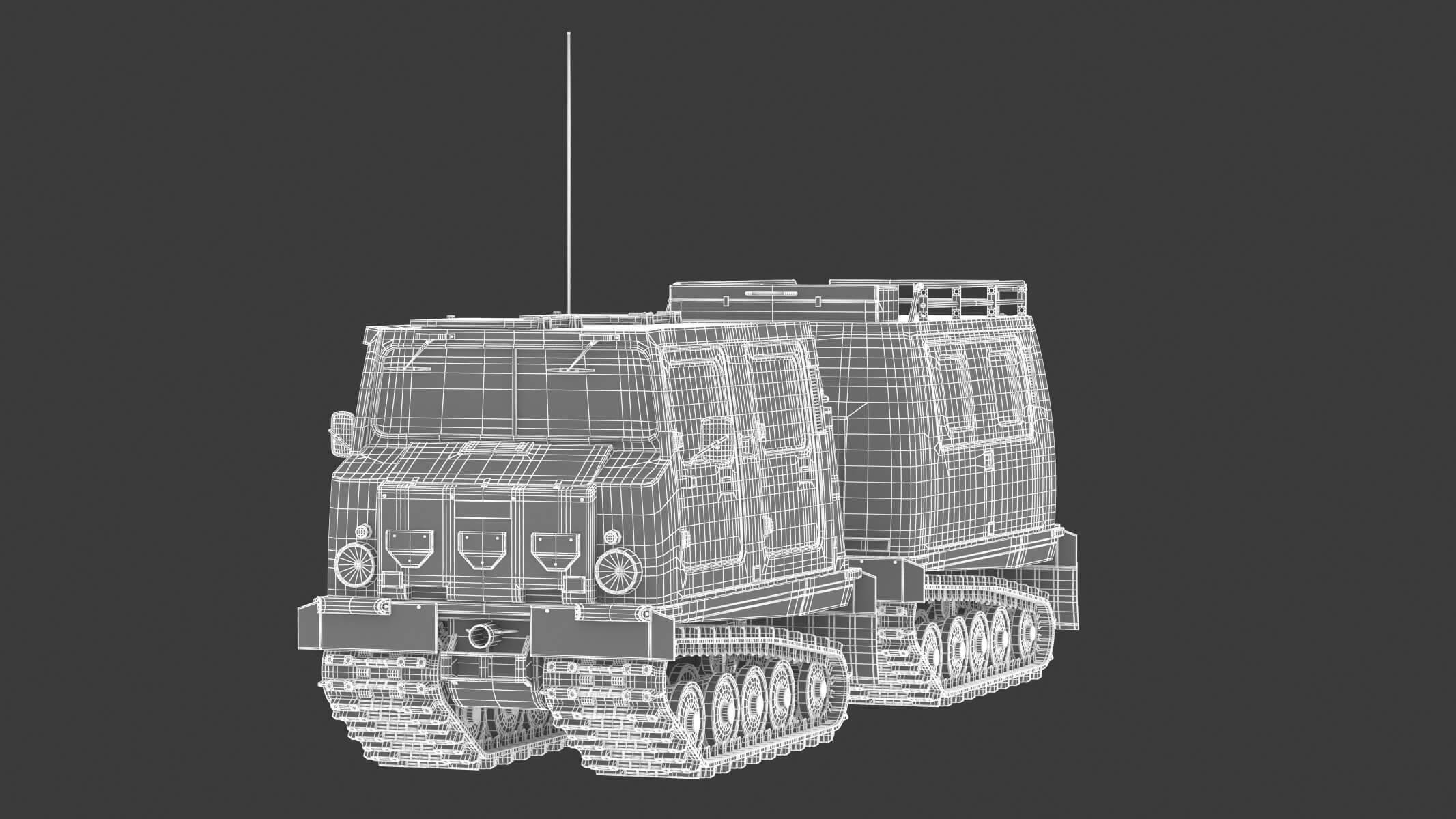 Bandvagn 206 - 3D Model by frezzy