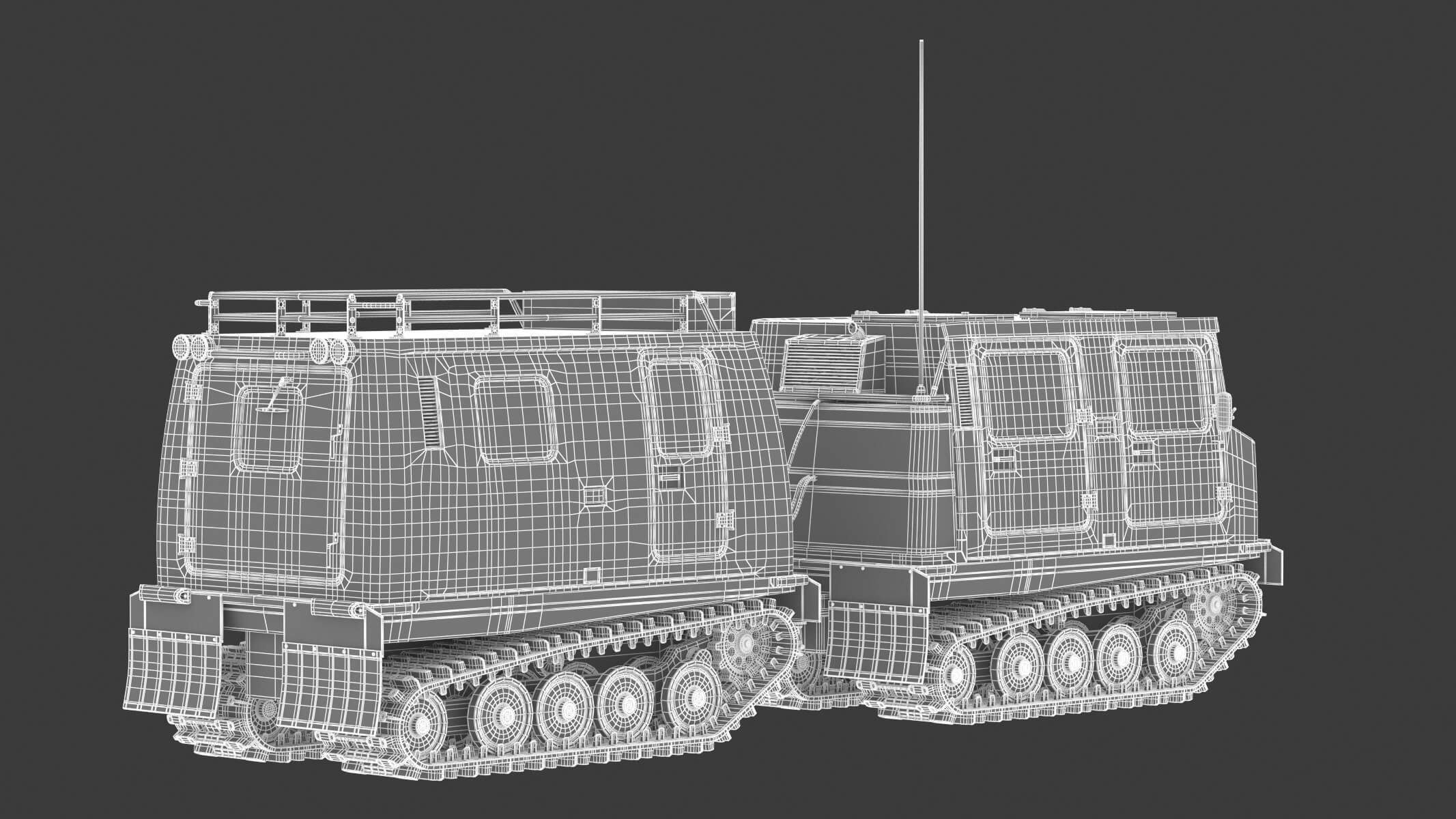 Bandvagn 206 - 3D Model by frezzy