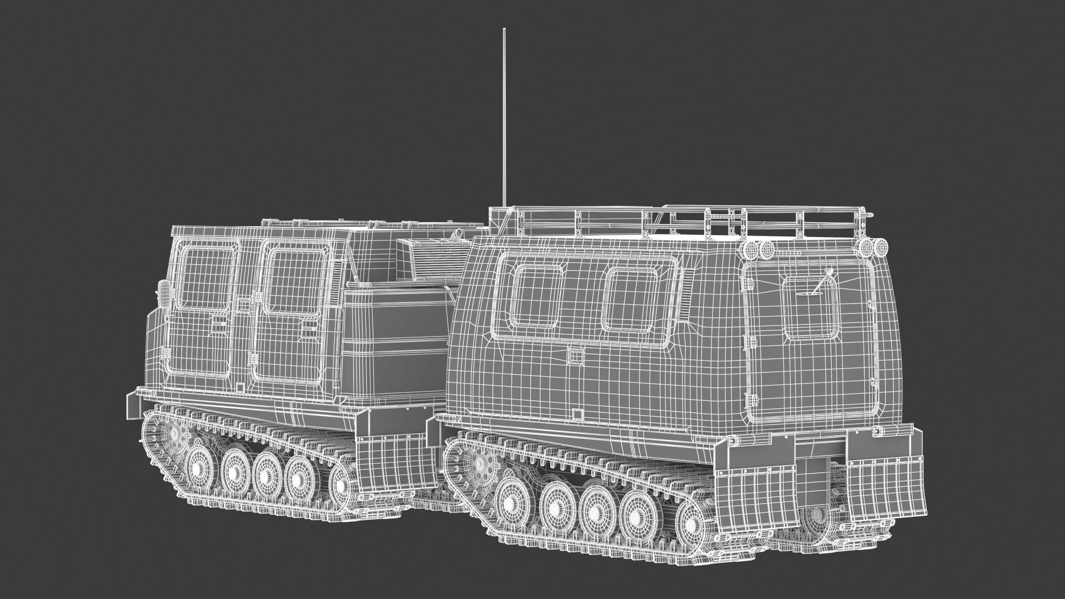 Bandvagn 206 - 3D Model by frezzy