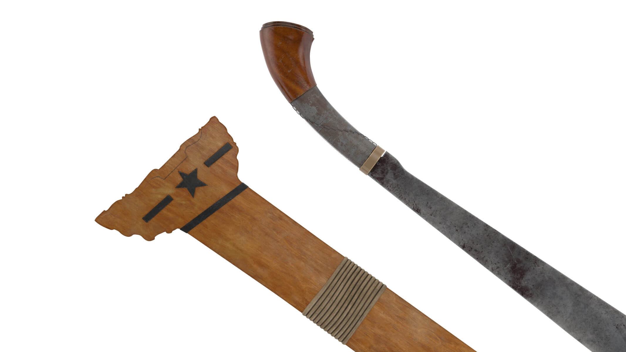 Bangkung Sword - 3D Model by frezzy