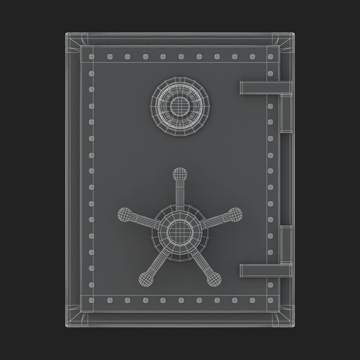 Bank Safe - 3D Model by frezzy