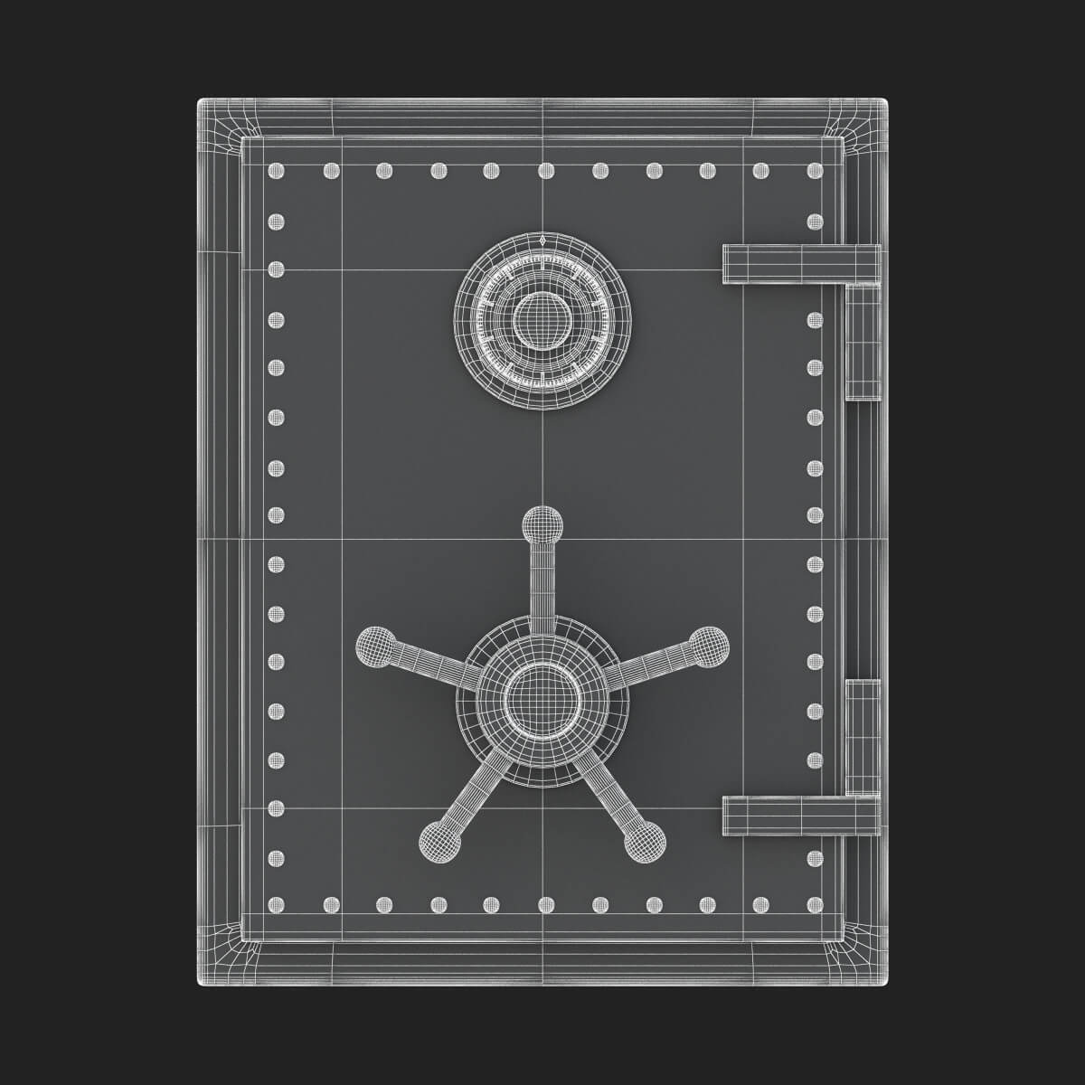 Bank Safe - 3D Model by frezzy