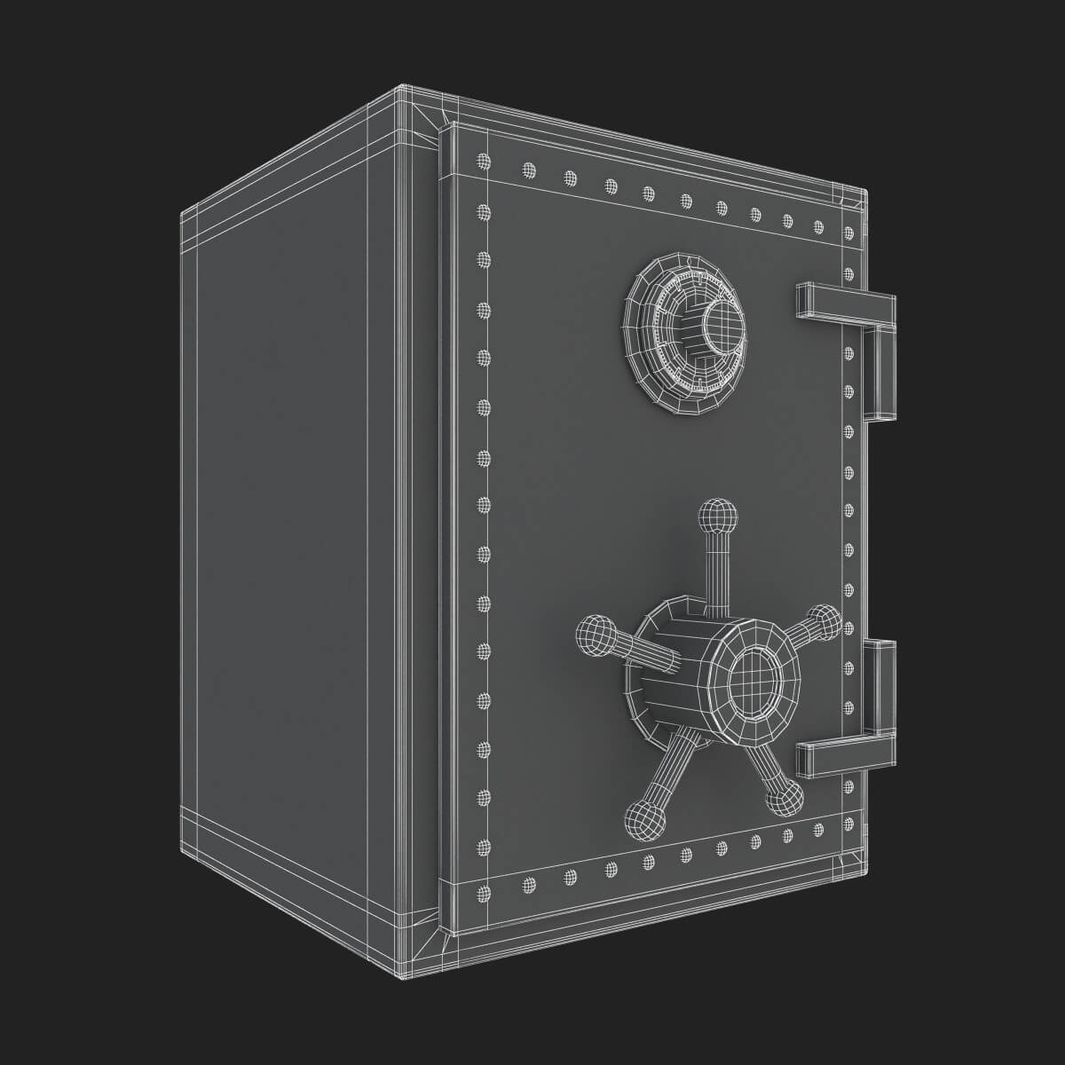Bank Safe - 3D Model by frezzy
