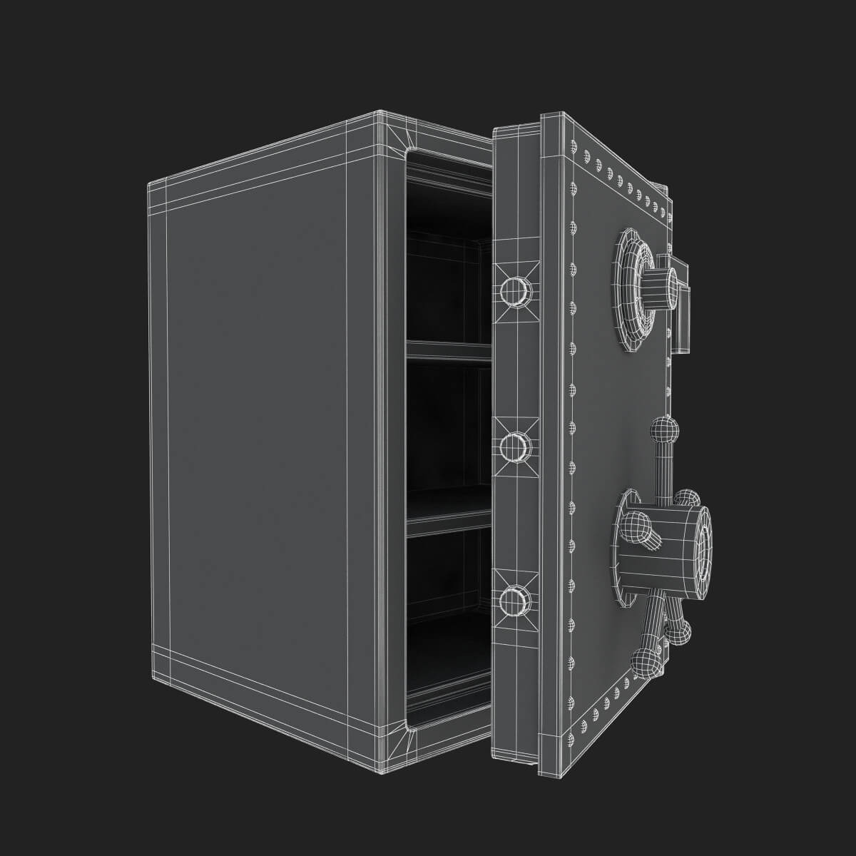 Bank Safe - 3D Model by frezzy