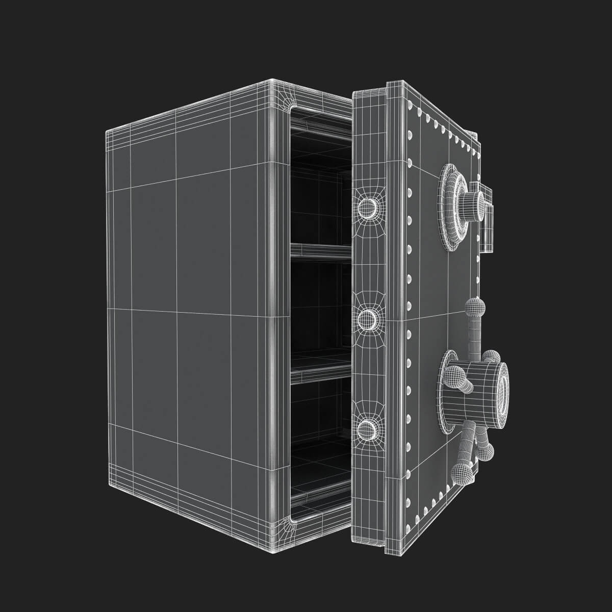 Bank Safe - 3D Model by frezzy