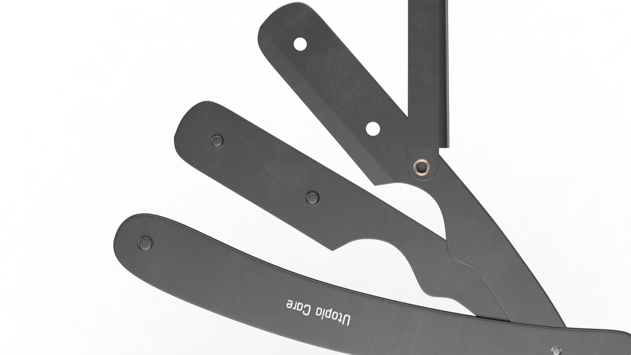 Barber Straight Edge Razor - 3D Model by frezzy