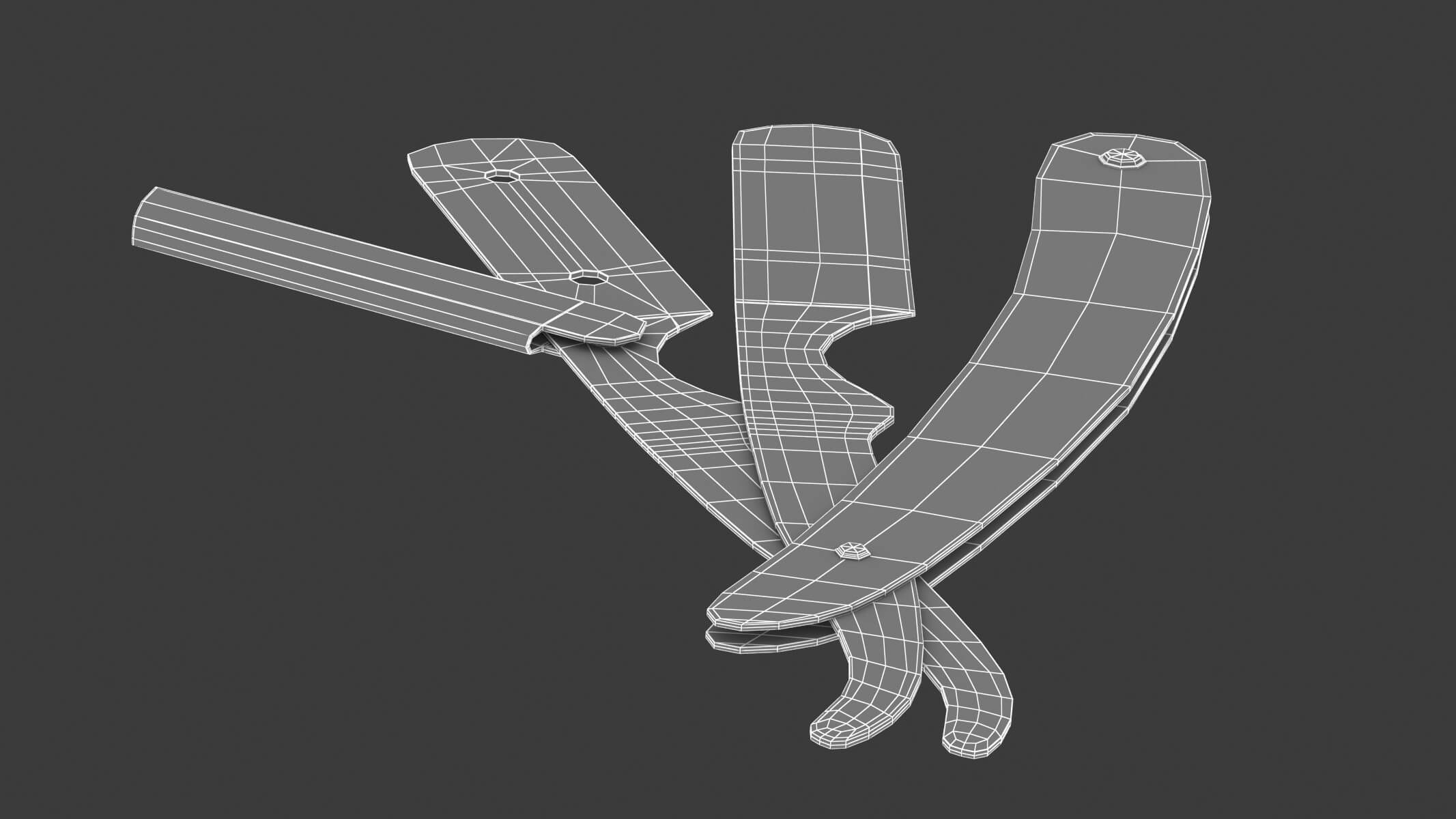 Barber Straight Edge Razor - 3D Model by frezzy