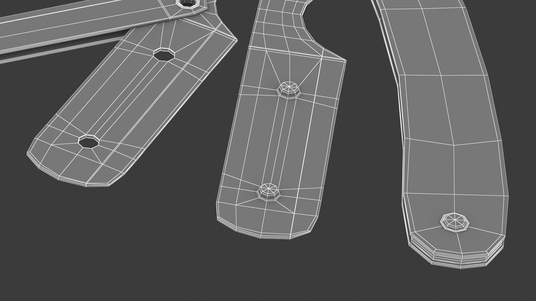 Barber Straight Edge Razor - 3D Model by frezzy