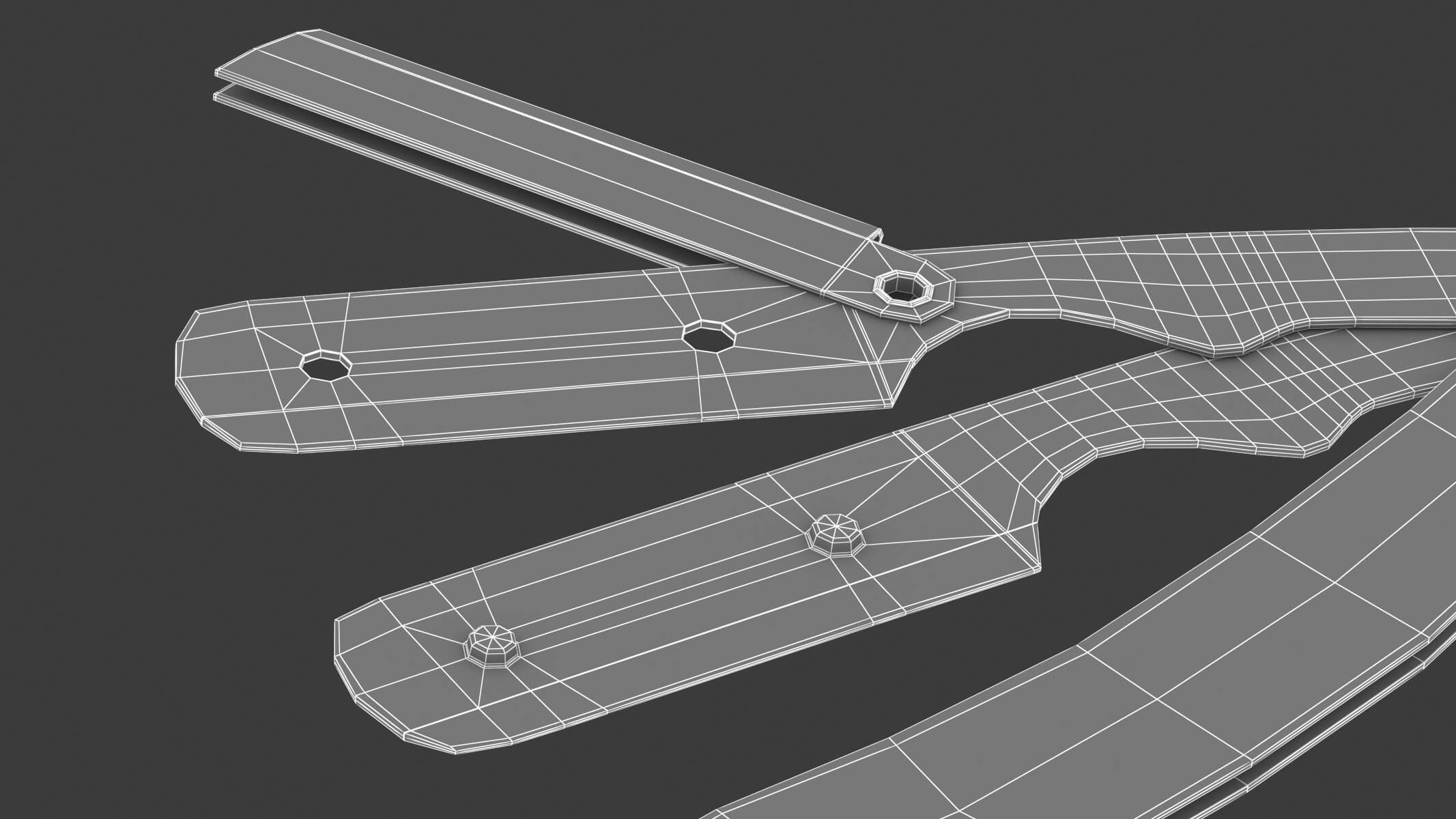 Barber Straight Edge Razor - 3D Model by frezzy