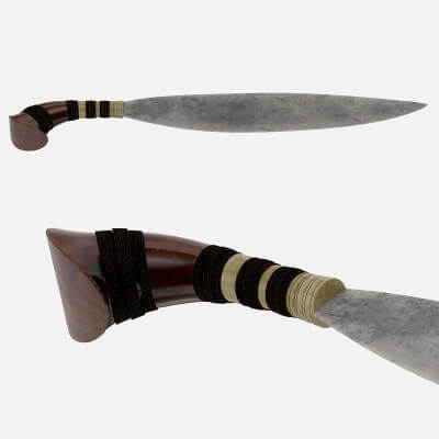 Barong Sword - 3D Model by frezzy