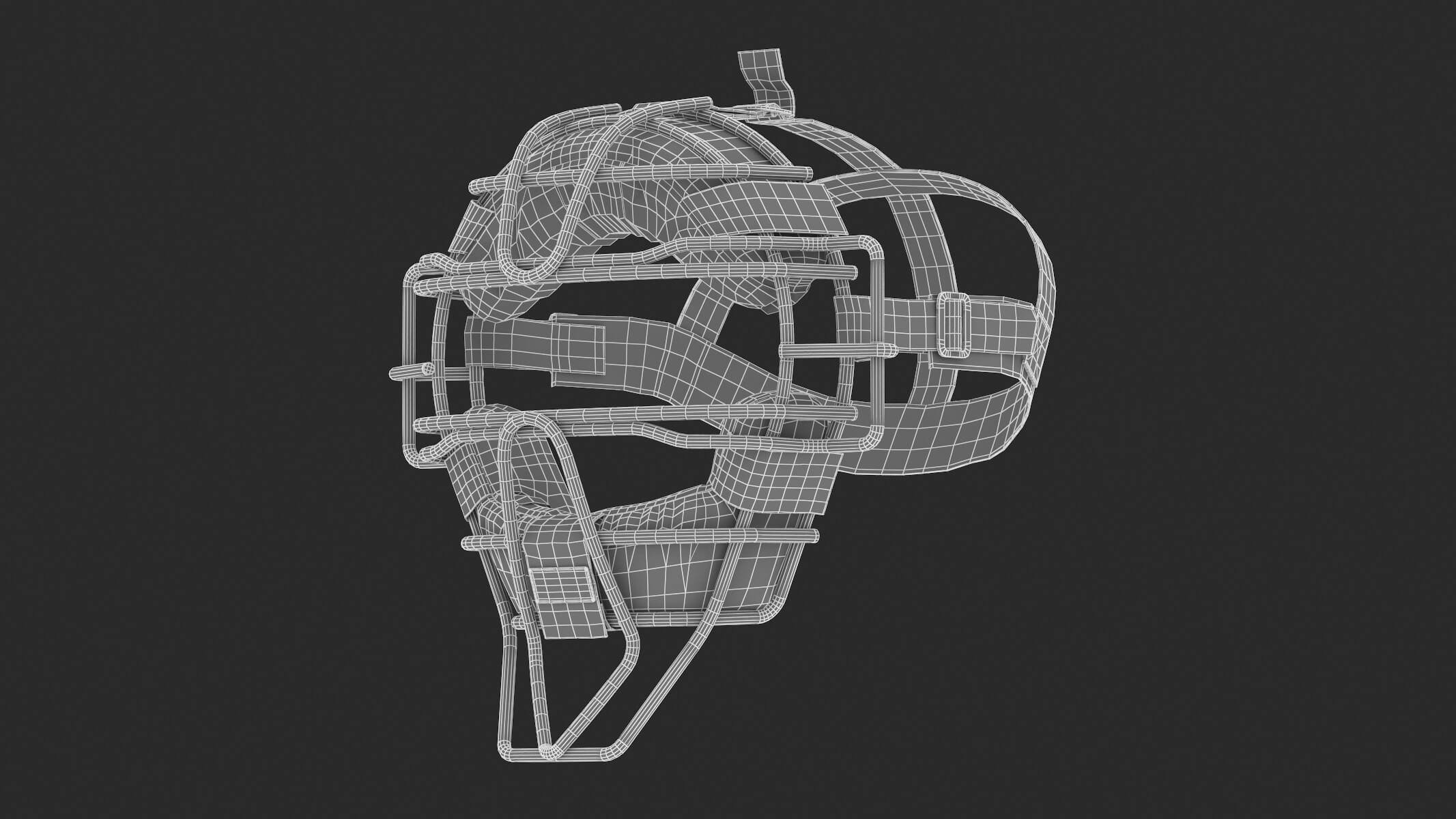 Baseball Catcher Mask - 3D Model by frezzy