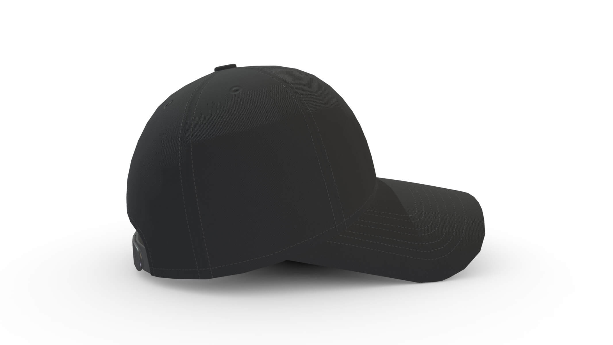 Baseball Hat Low Poly - 3D Model by frezzy