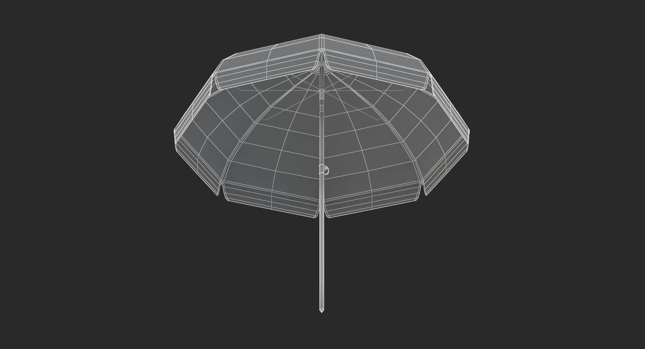 Beach Umbrella - 3D Model by frezzy