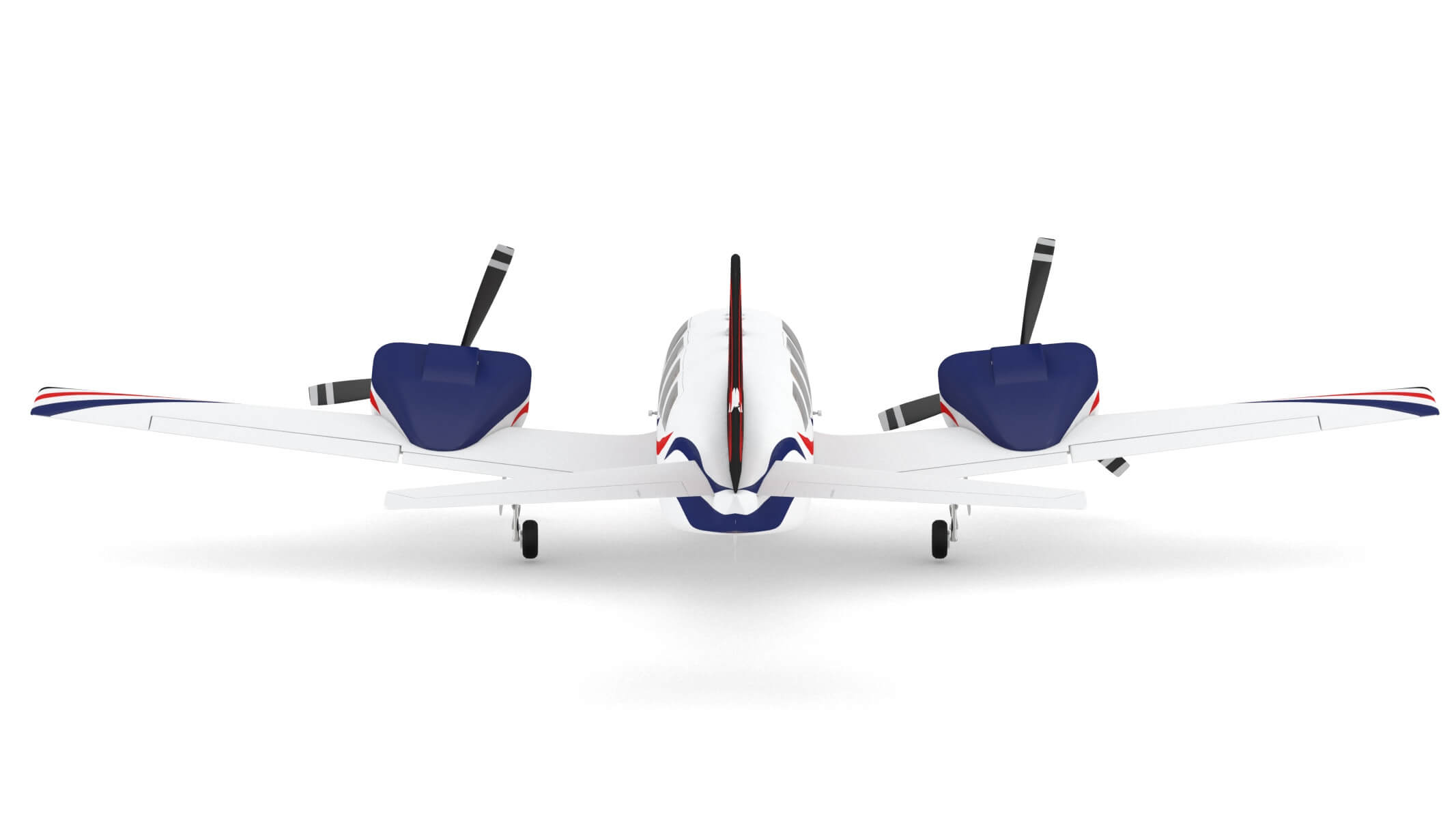 Beechcraft Baron G58 - 3D Model by frezzy