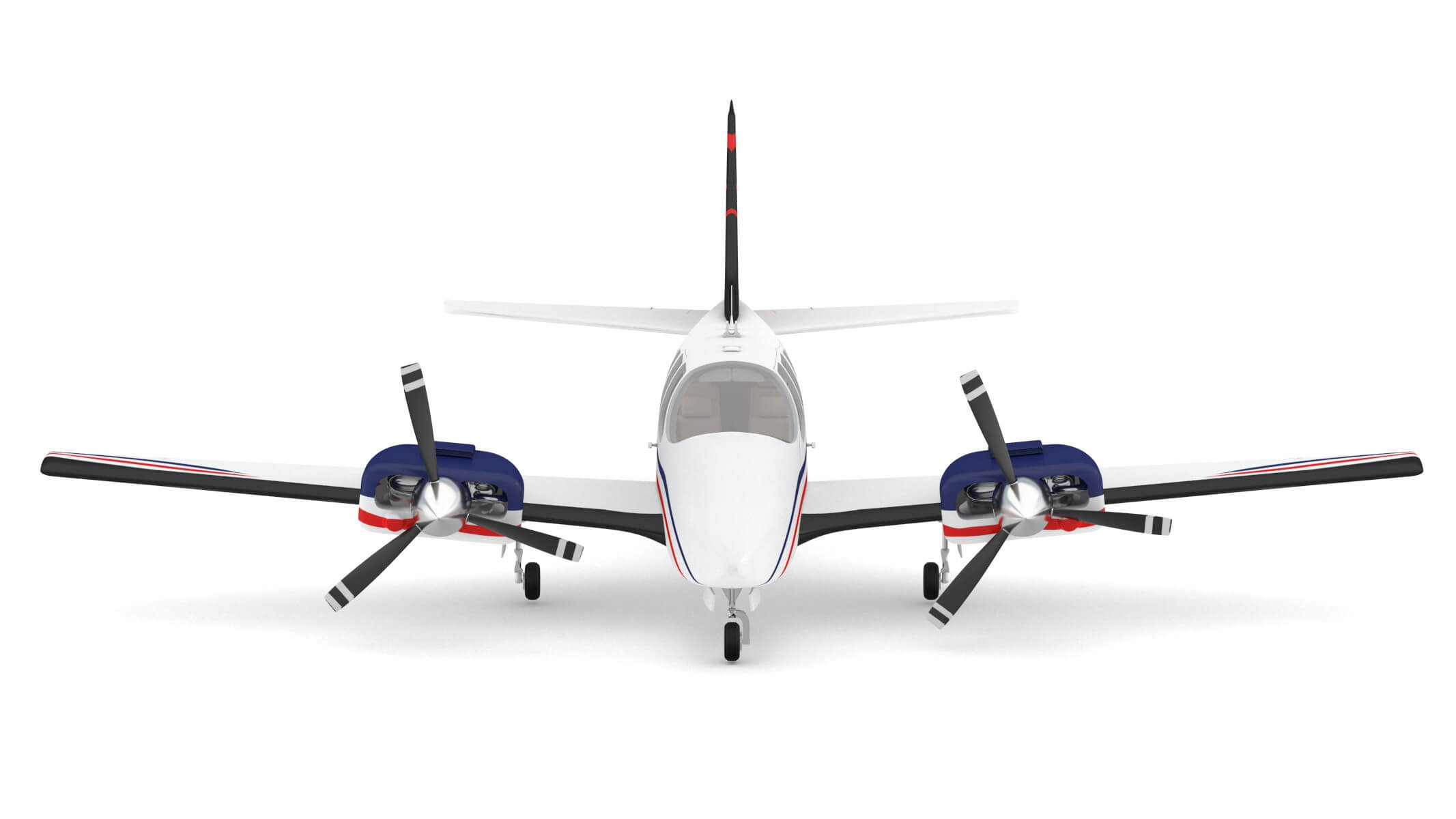 Beechcraft Baron G58 - 3D Model by frezzy