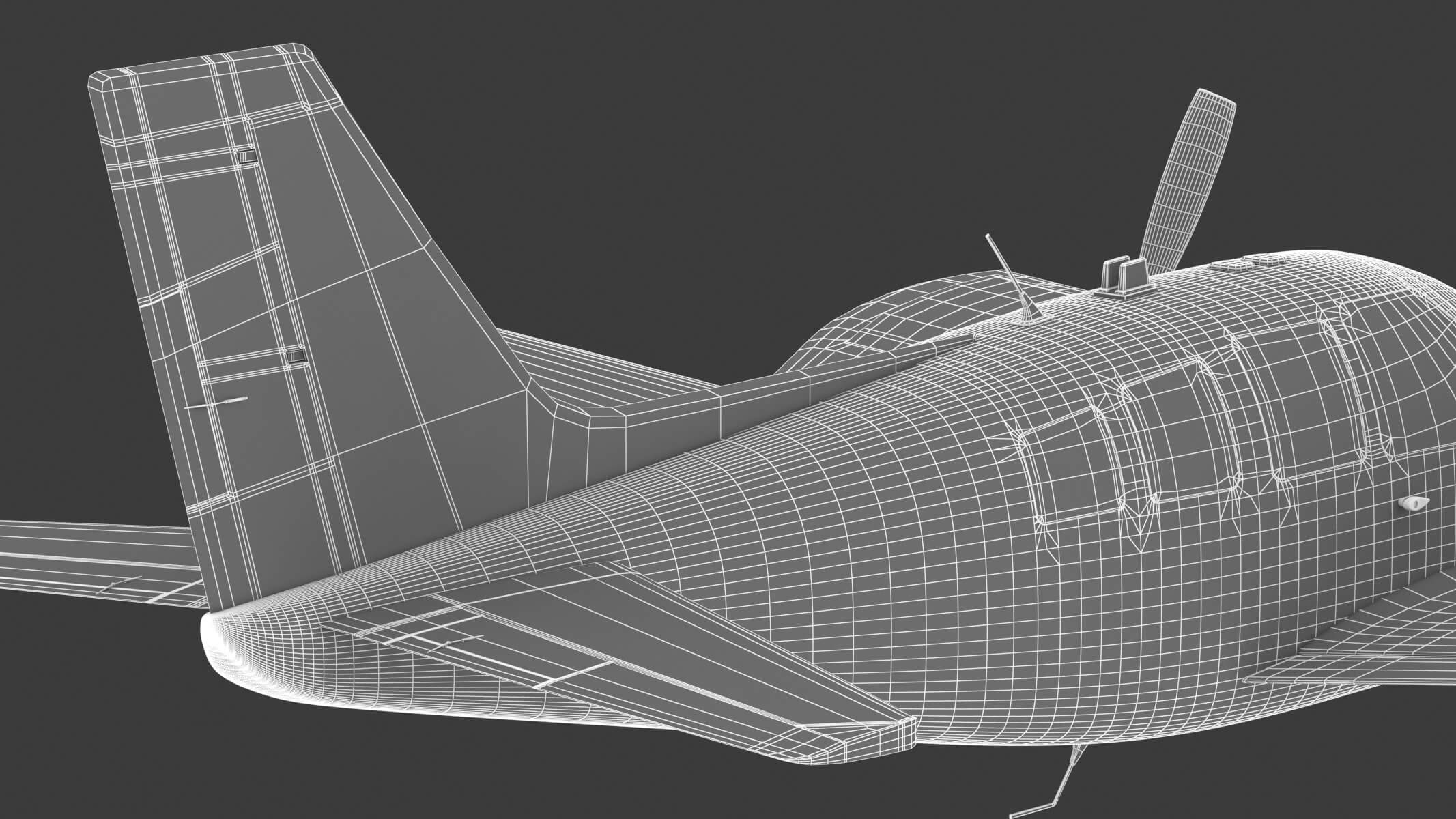 Beechcraft Baron G58 - 3D Model by frezzy