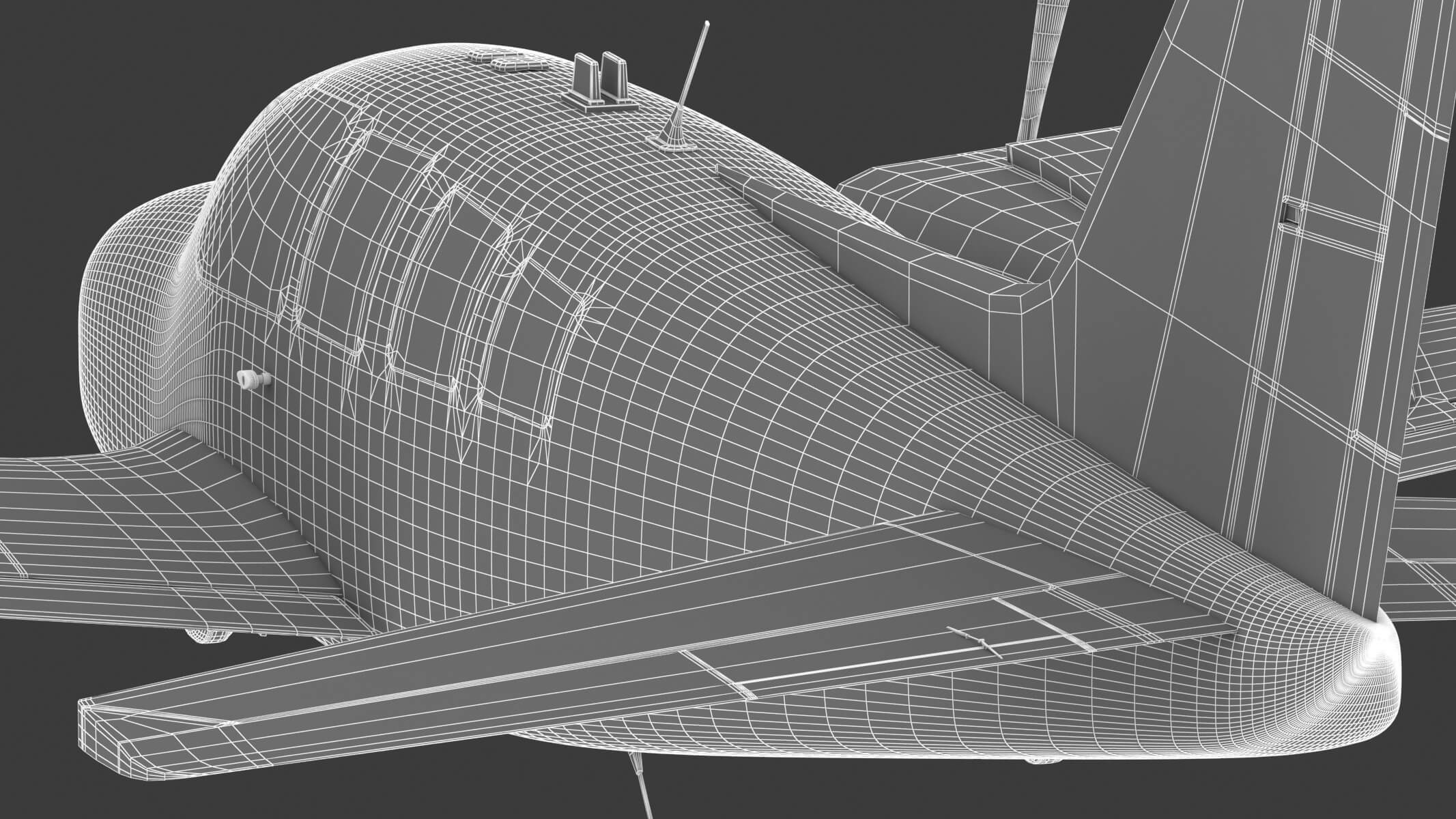 Beechcraft Baron G58 - 3D Model by frezzy