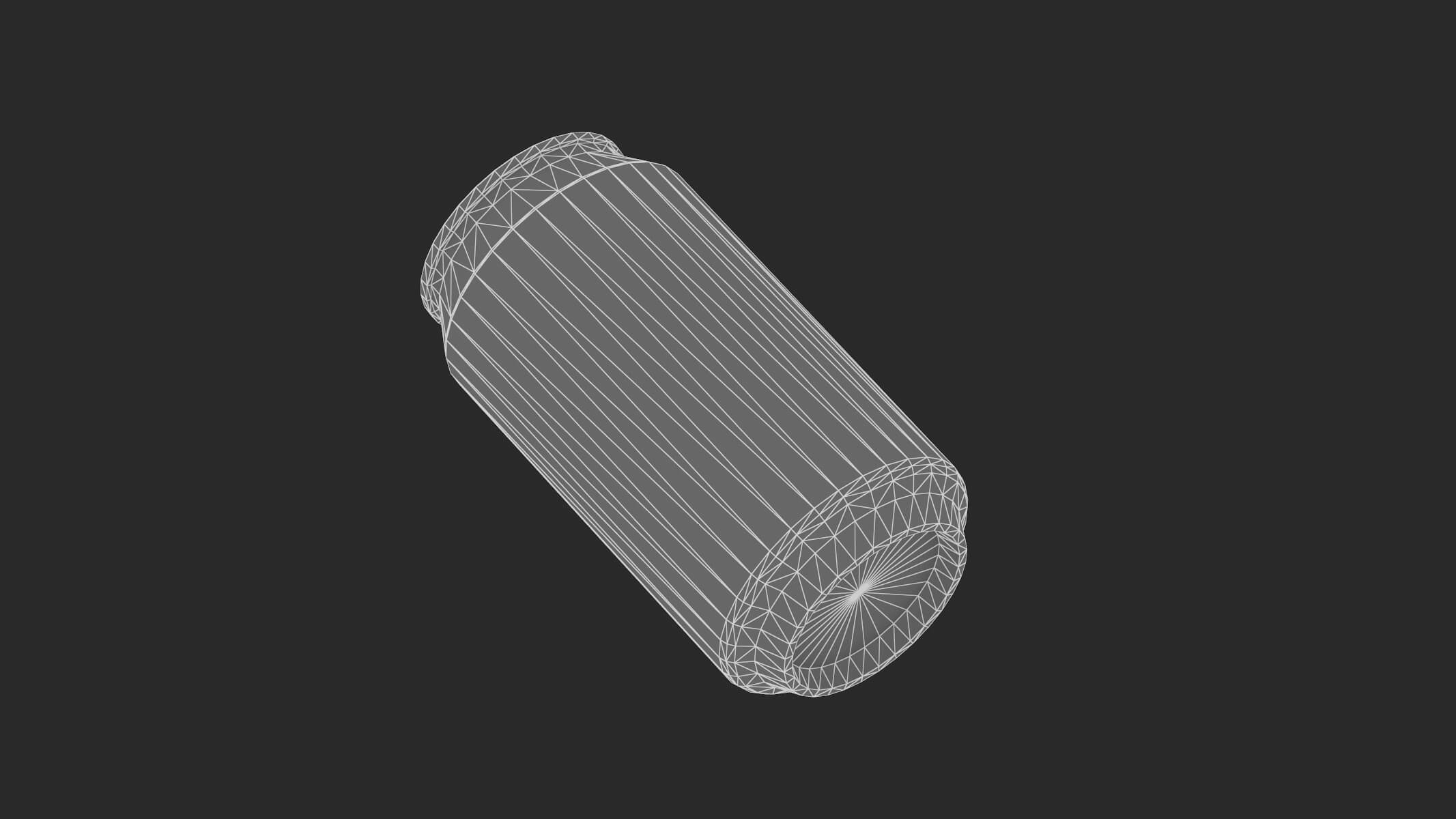 Beer Can 330ml Low Poly - 3D Model by frezzy
