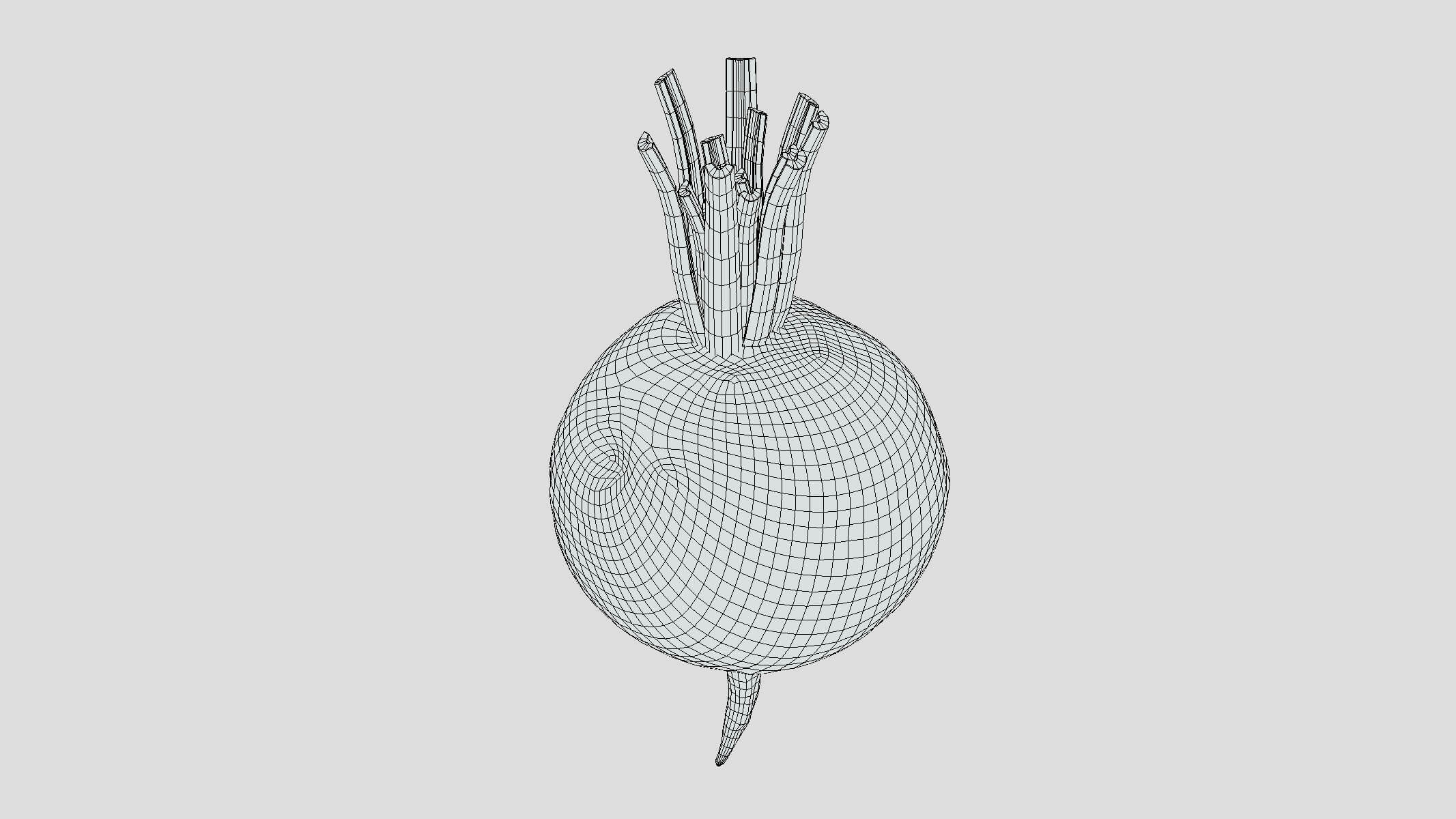 Beetroot Low Poly - 3D Model by frezzy