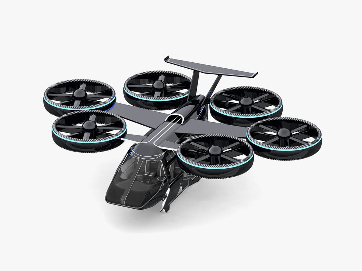 Bell Taxi Air - 3D Model by frezzy