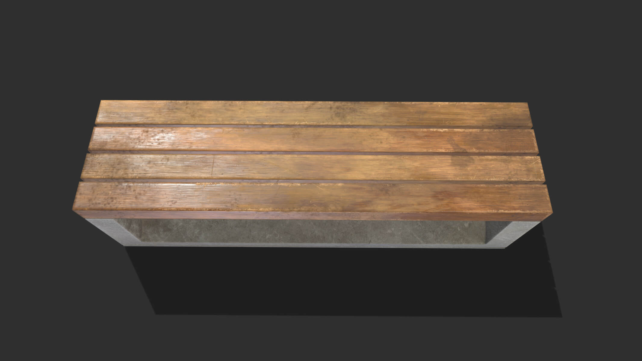 Bench 01 Low Poly - 3D Model by frezzy