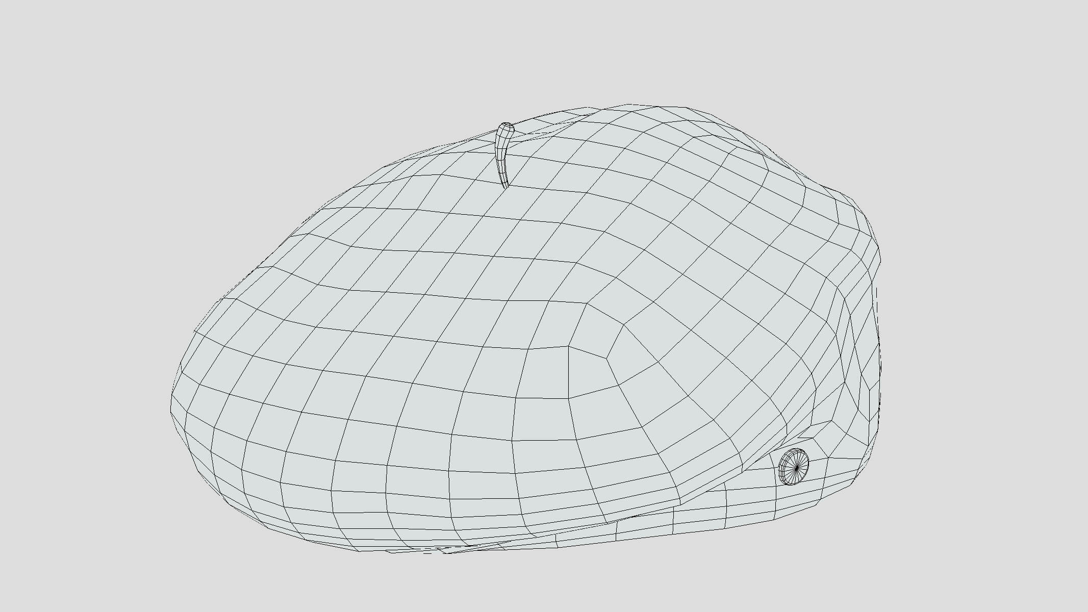 Beret Hat Low Poly - 3D Model by frezzy