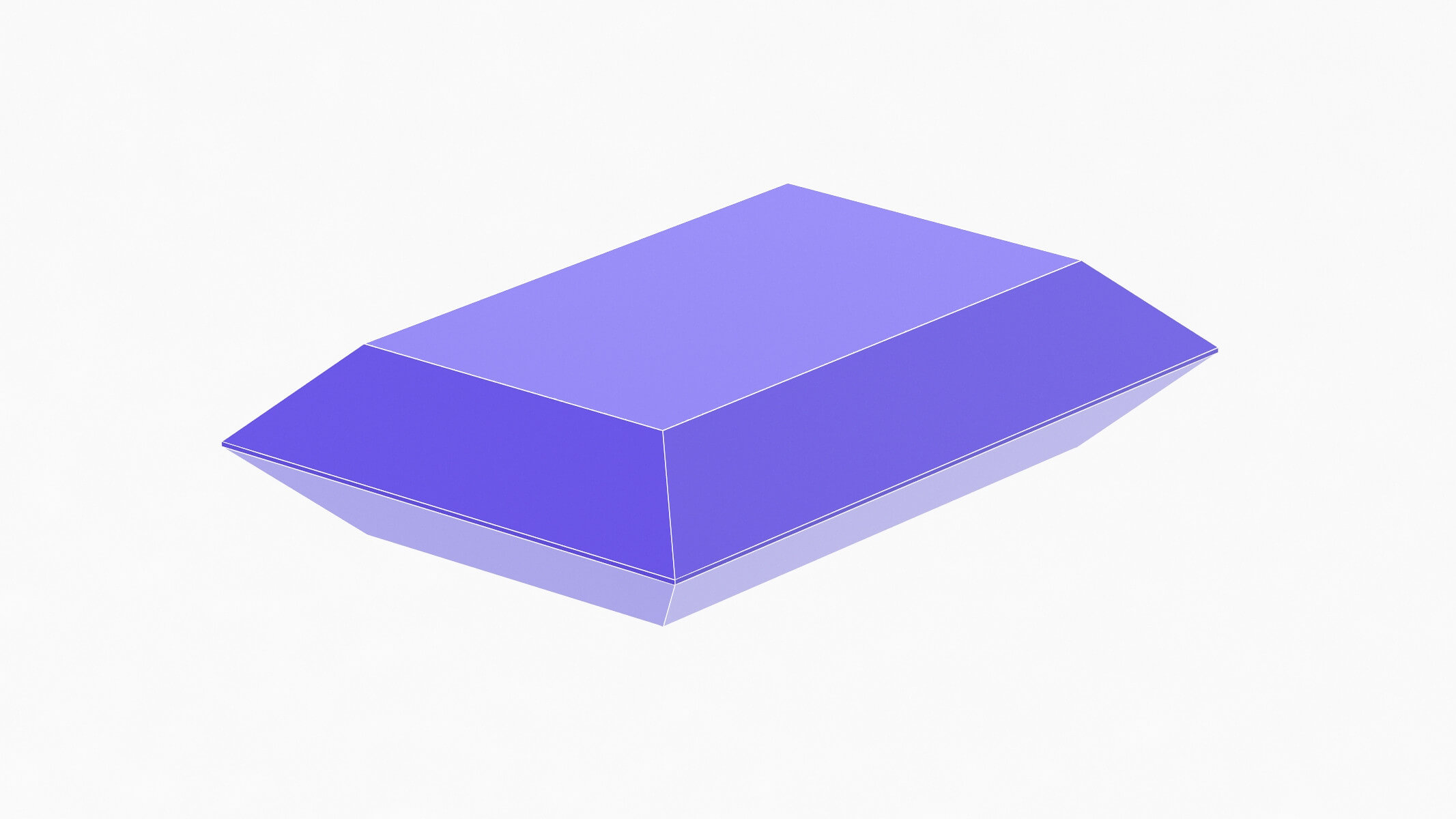 Bevel Gemstone - 3D Model by frezzy