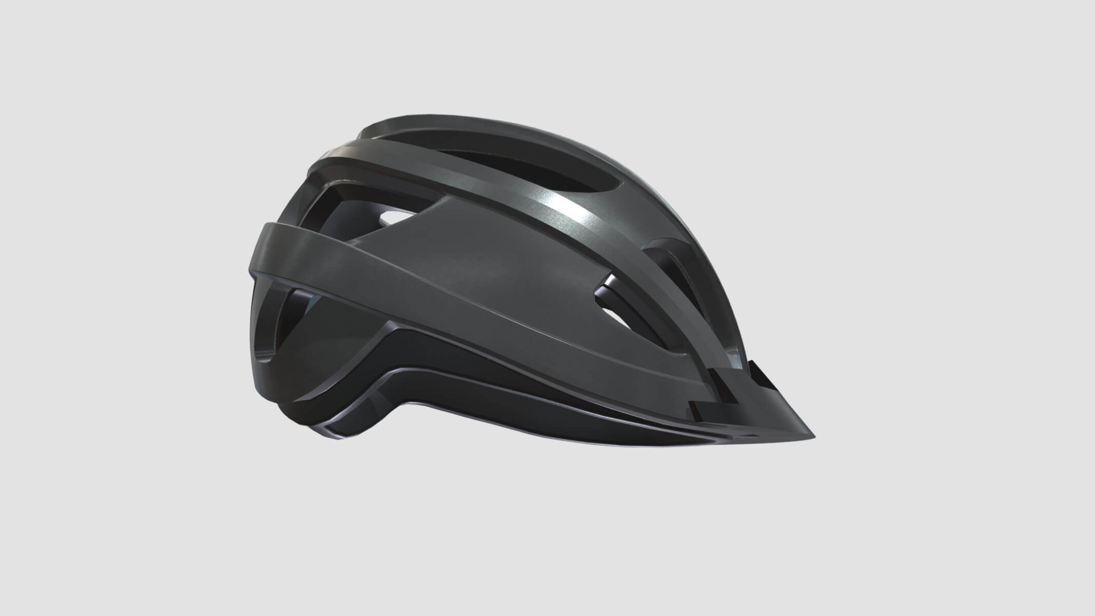 Bike Helmet Low Poly - 3D Model by frezzy