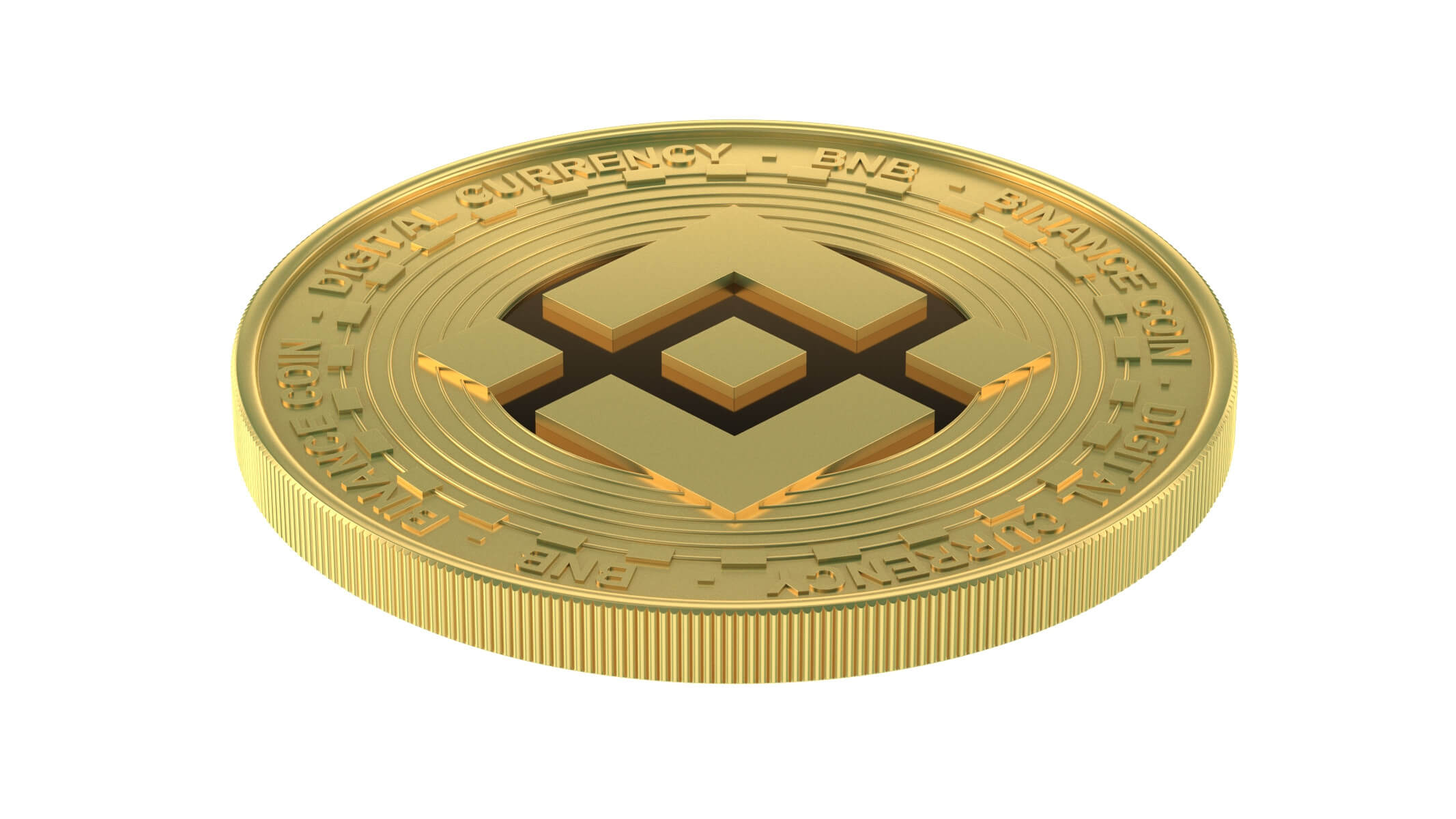 Binance Coin - 3D Model by frezzy