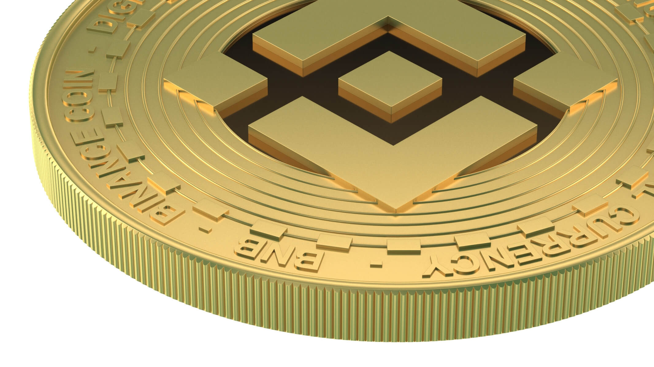 Binance Coin - 3D Model by frezzy
