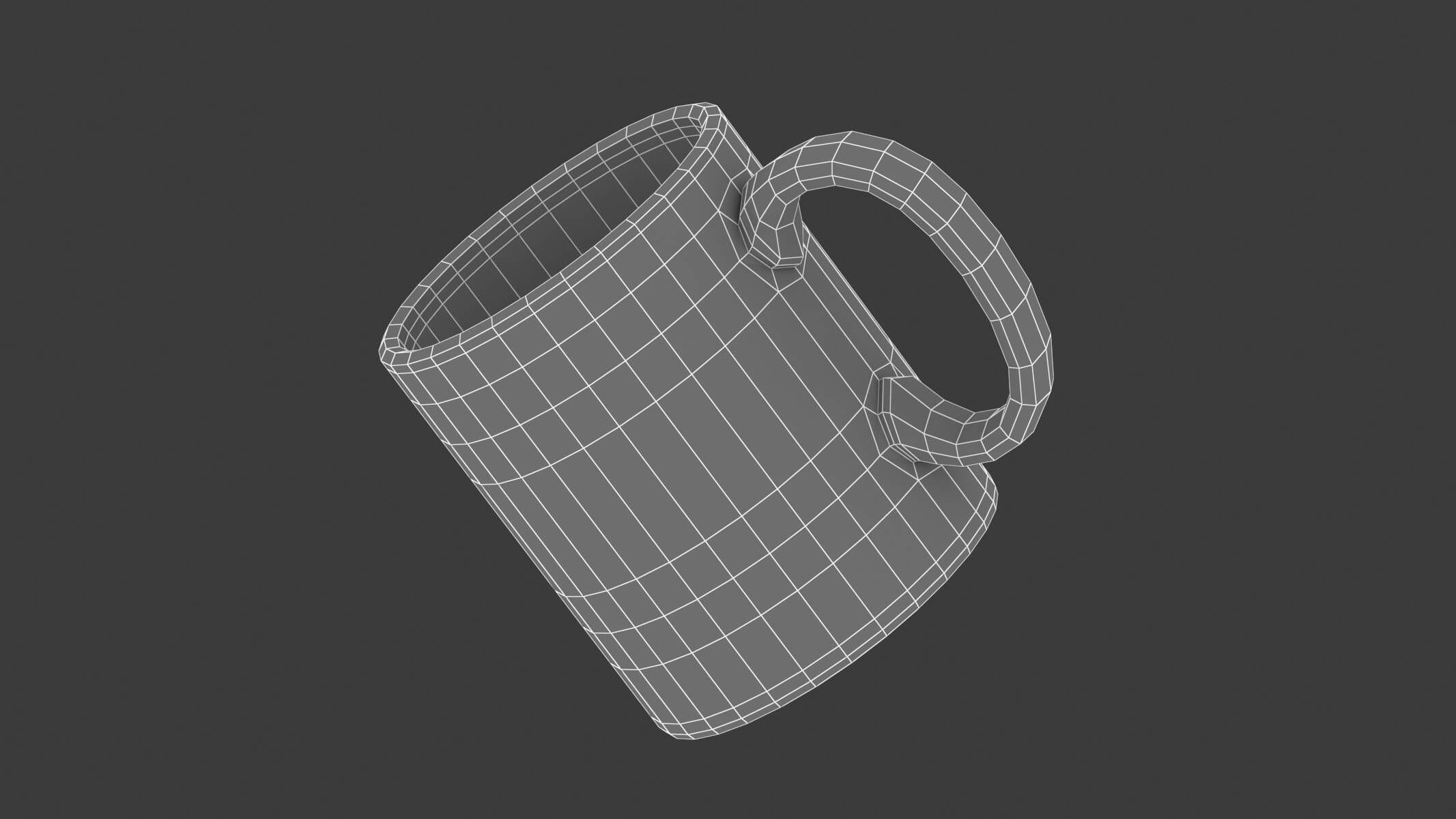 Black Matte Mug - 3D Model by frezzy